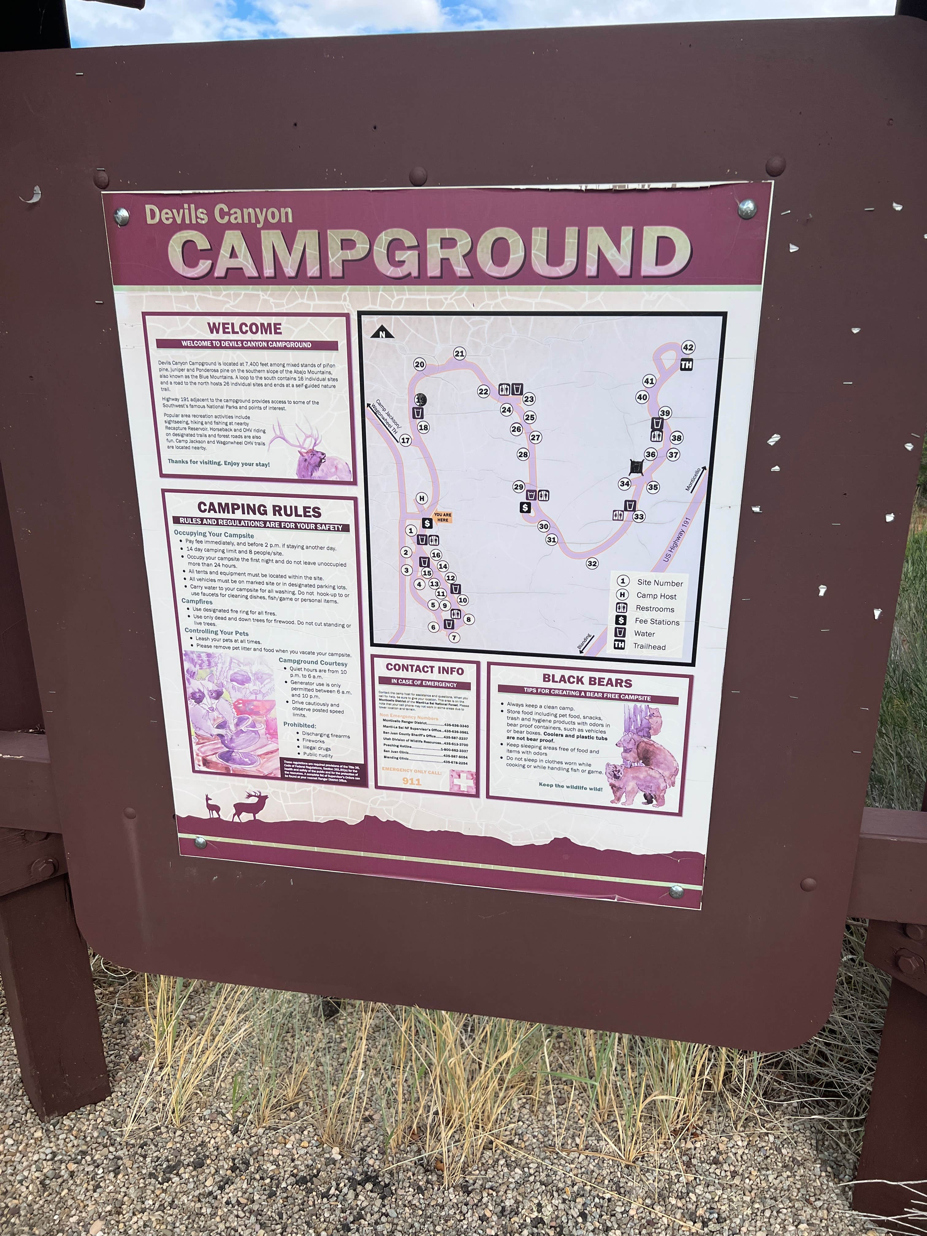 Devils Canyon Campground | Blanding, Utah