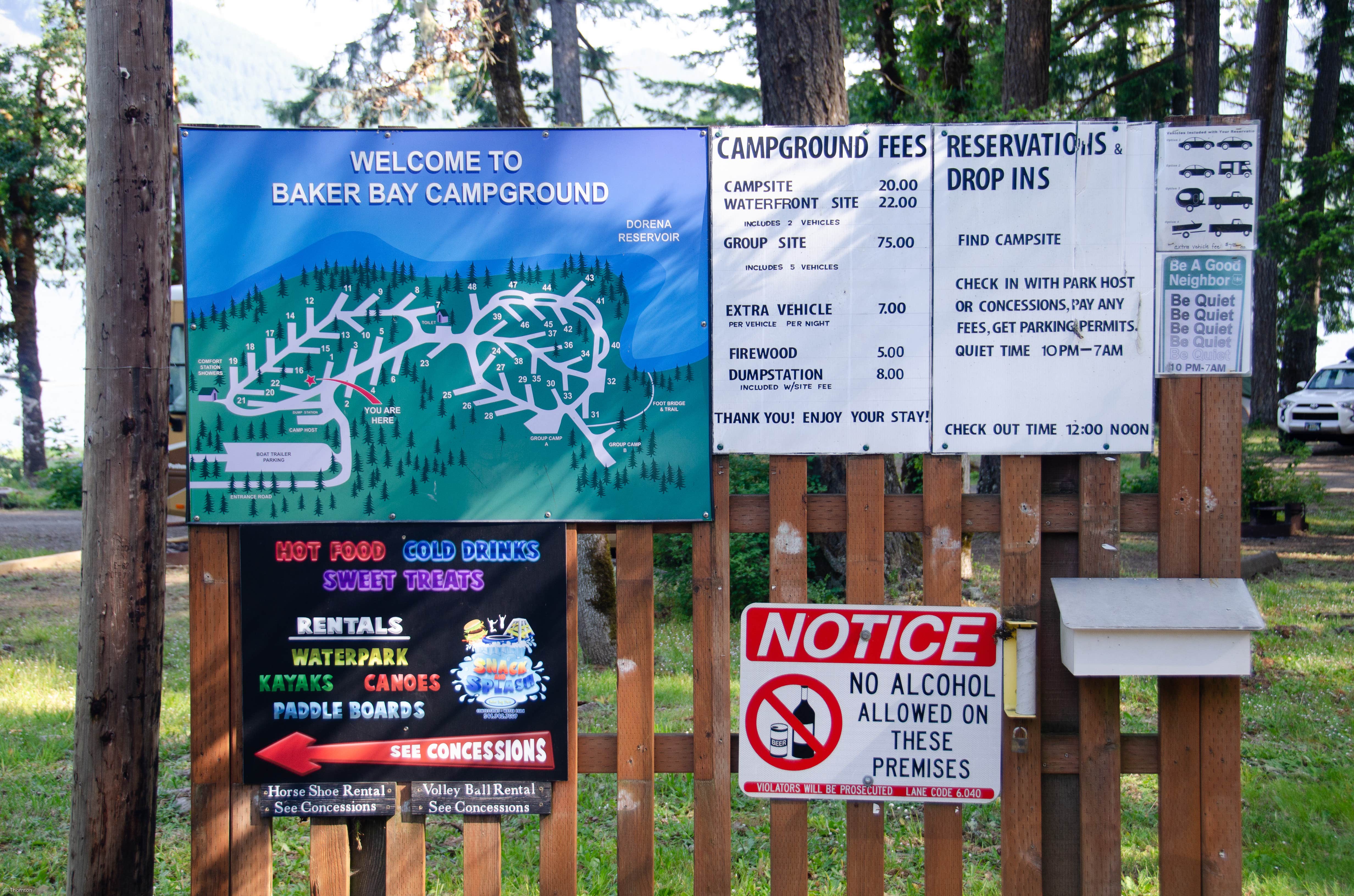 Baker Bay Campgrounds & Marina - a Lane County Park | El Dorado Lake ...