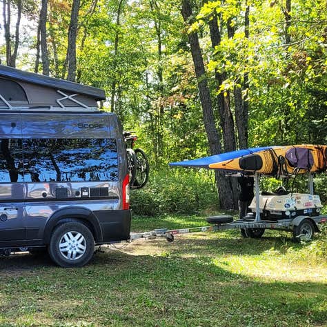 Mouth of Two Hearted River State Forest Campground | Paradise, Michigan