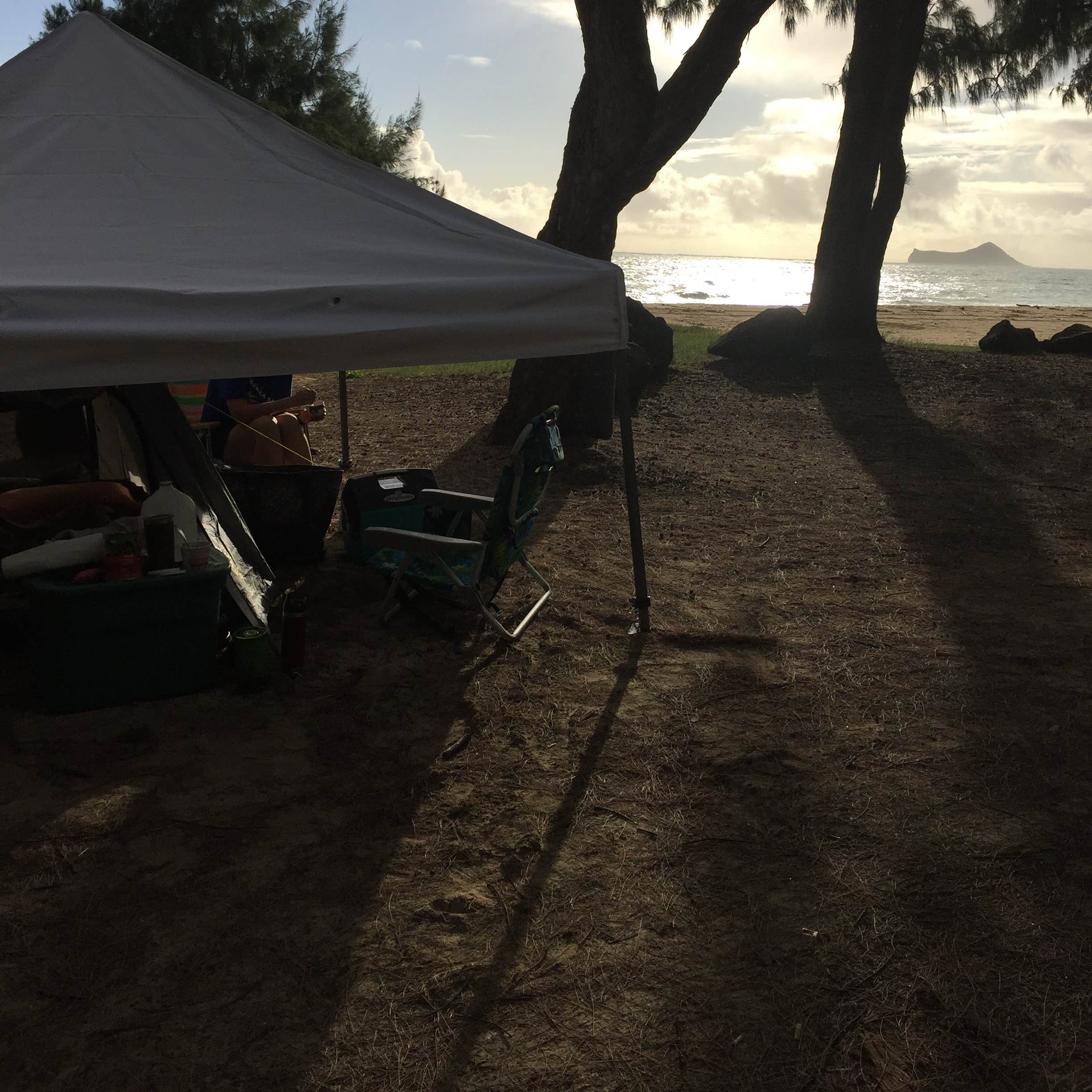 Bellows Field Beach Park Camping | Kaneohe, Hawaii