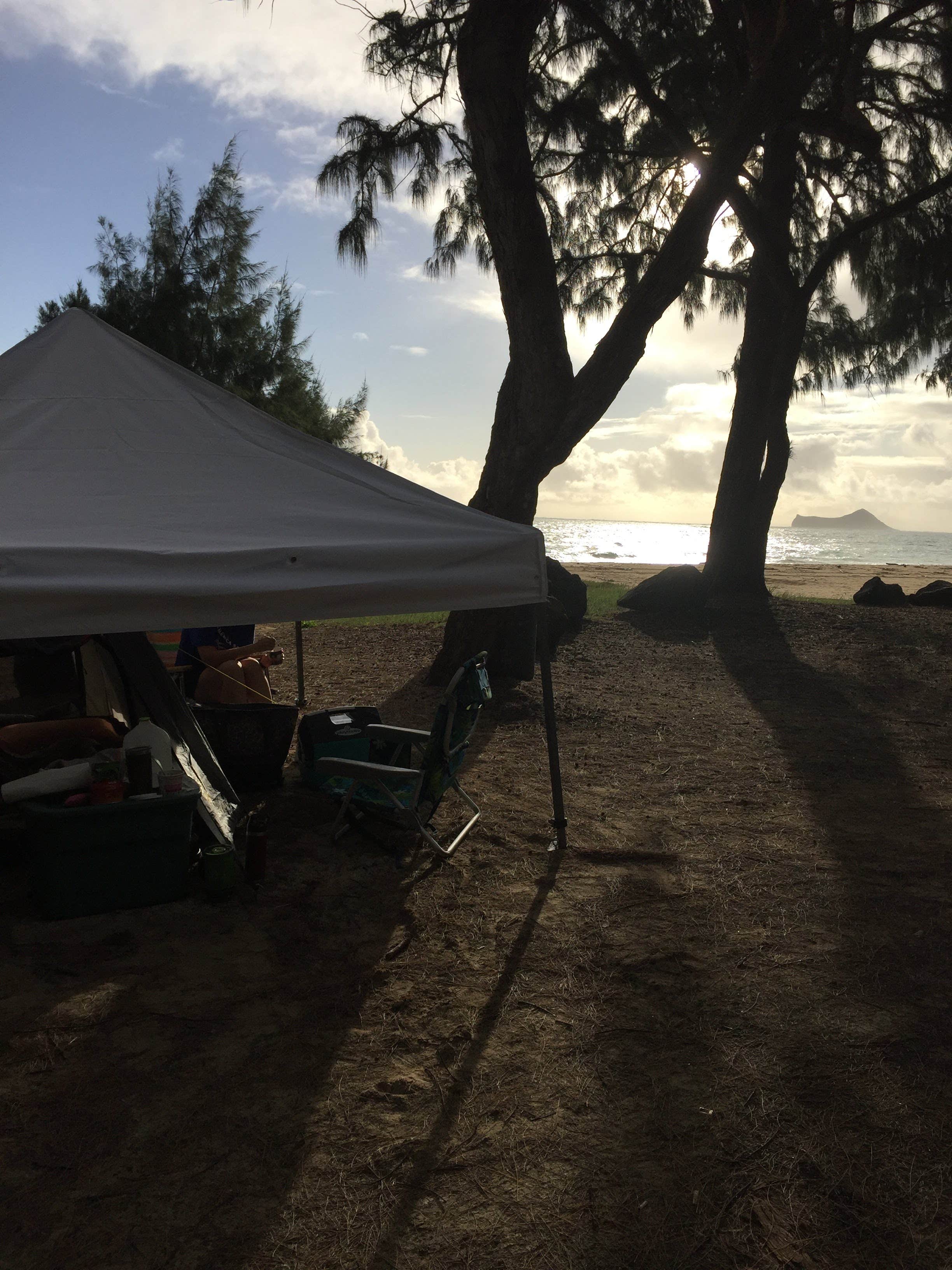 Bellows Field Beach Park Camping | Kaneohe, Hawaii