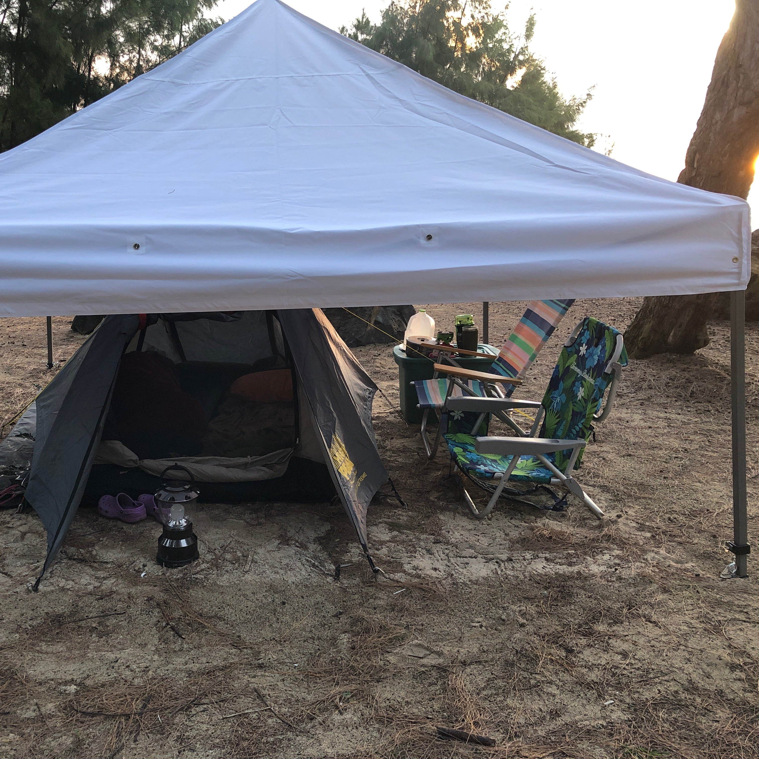 Bellows Field Beach Park Camping | Kaneohe, Hawaii