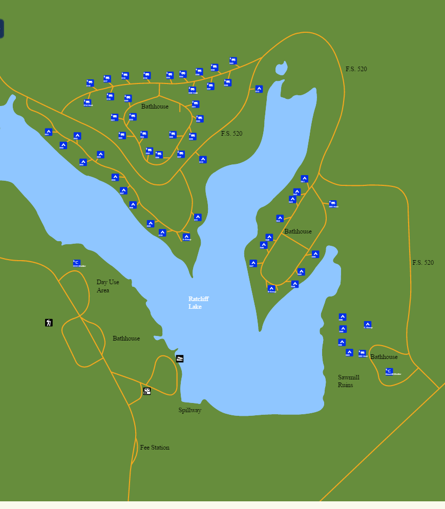 Ratcliff Lake Recreation Area Camping | Kennard, Texas