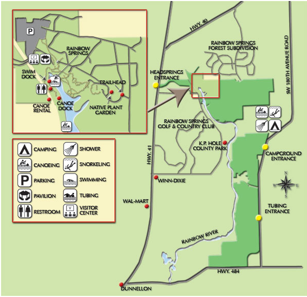 Rainbow Springs State Park Campground | Dunnellon, Florida