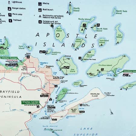 Stockton Island - Campsite — Apostle Islands National Lakeshore ...
