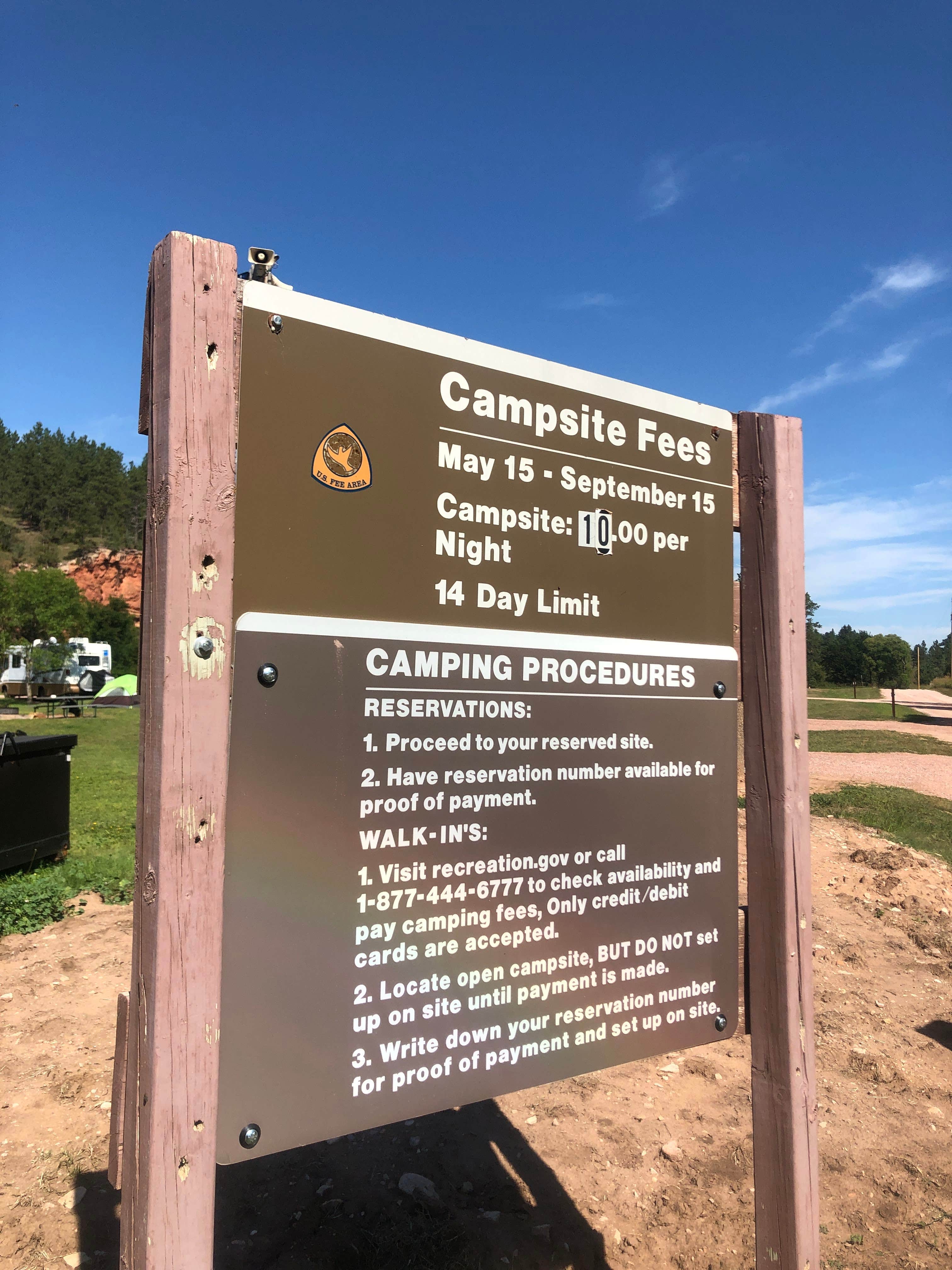 Cold Brook Lake Campground | Hot Springs, South Dakota