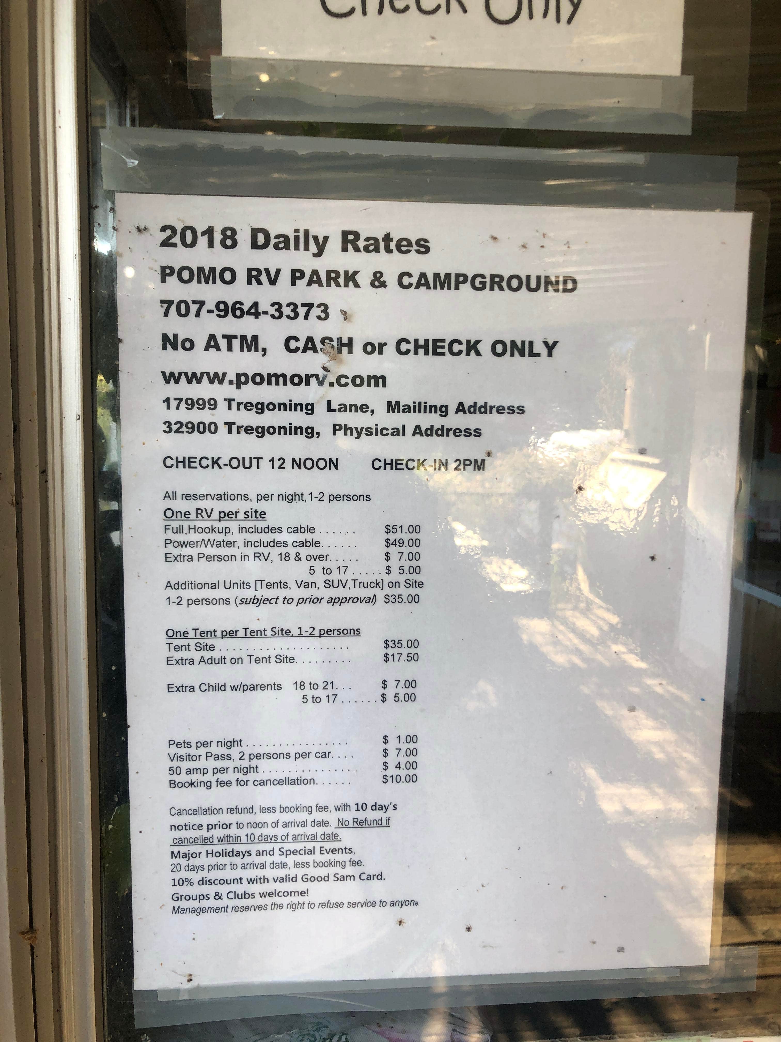 Pomo RV Park & Campground | Fort Bragg, CA