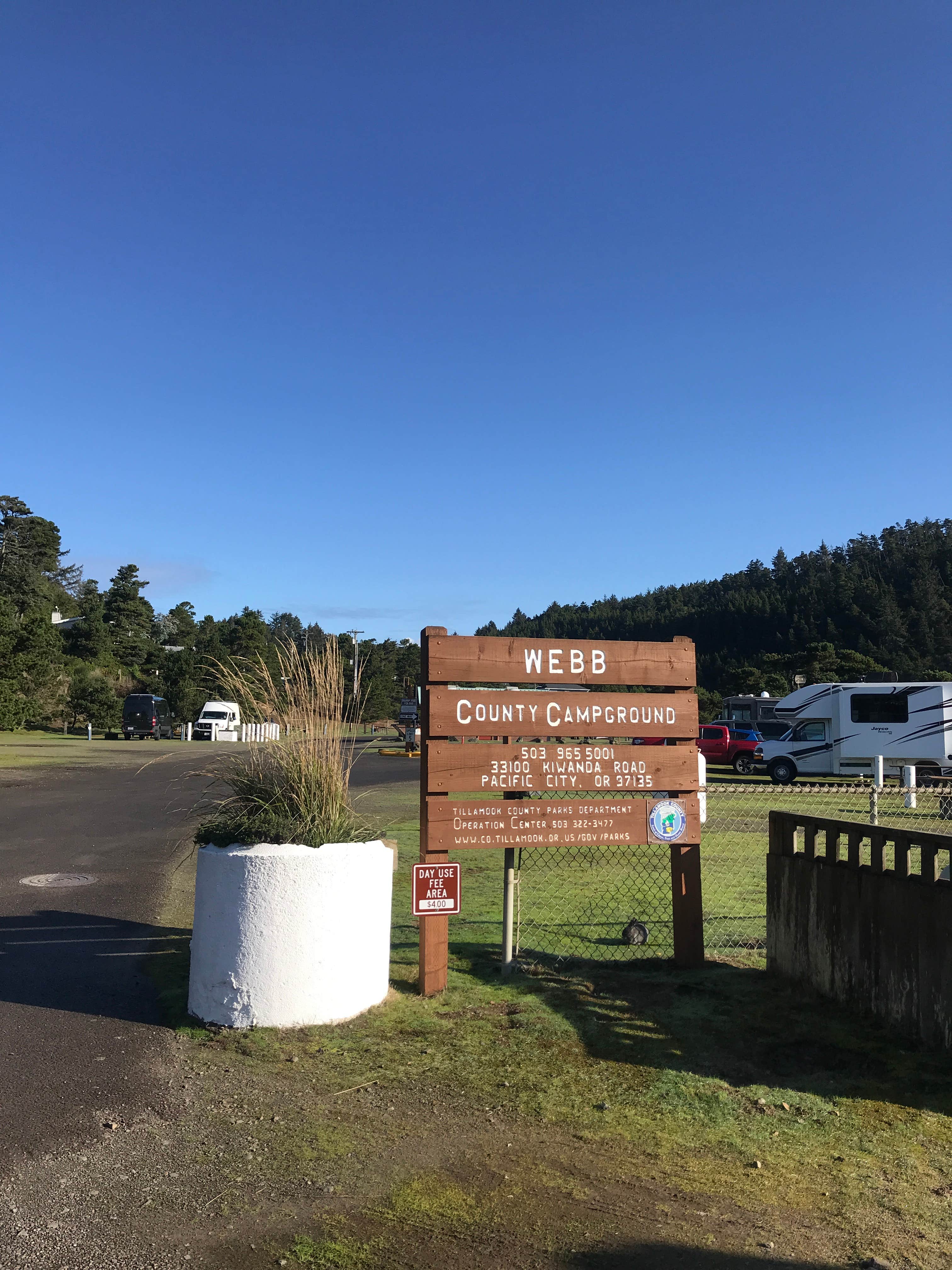 Webb County Campground & Park | Pacific City, OR
