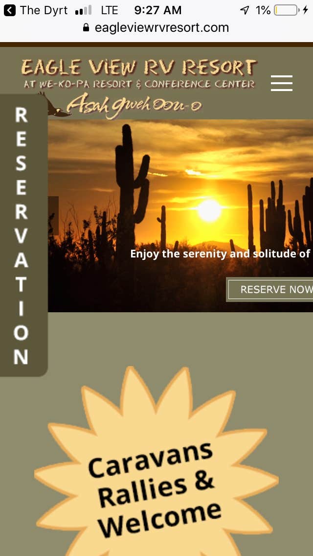 Eagle View RV Resort at Fort Mcdowell Camping | The Dyrt