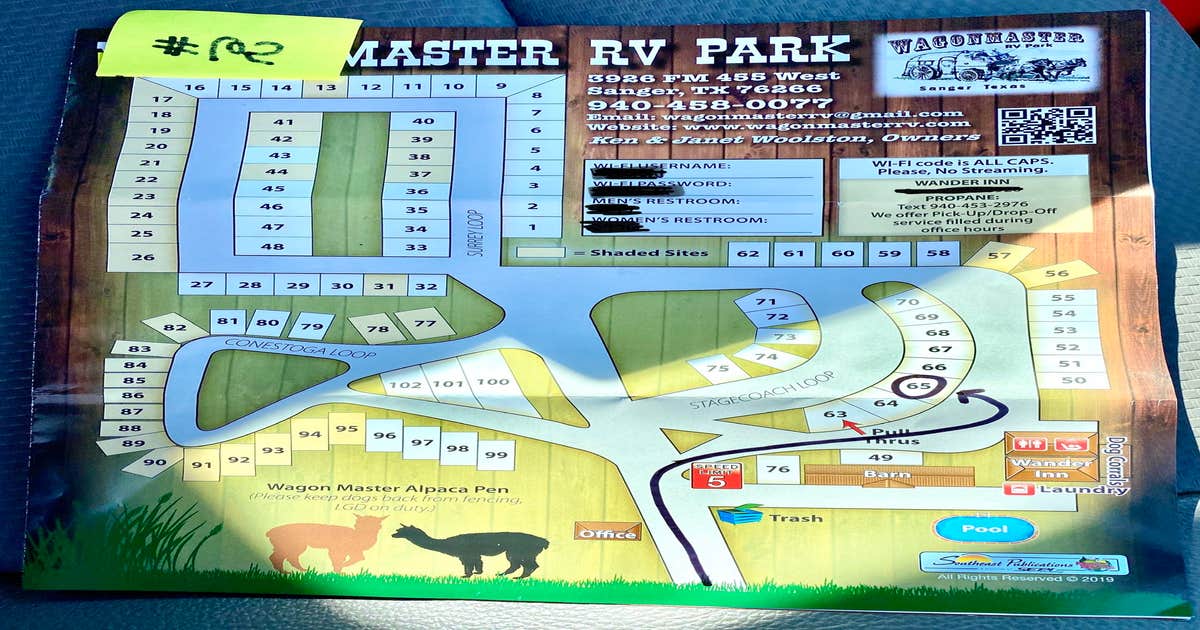 Wagon Master RV Park and Alpaca Farm | Sanger, Texas