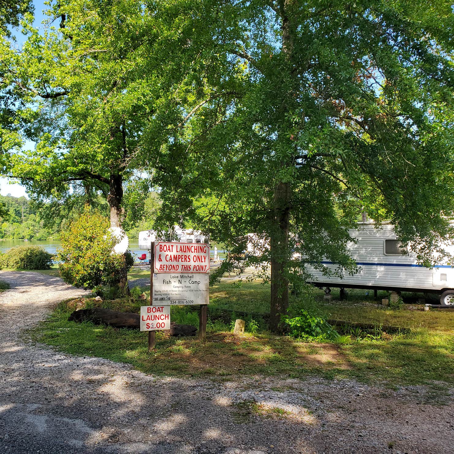 Lake Mitchell Fishncamp Campground | Weogufka, Alabama