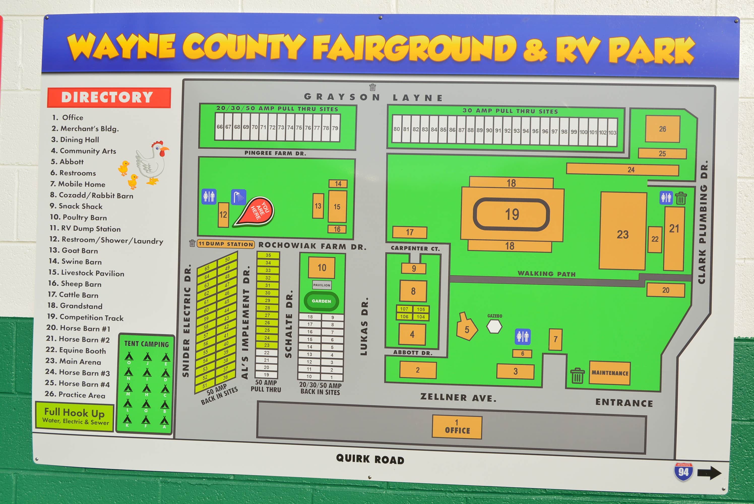 Wayne County Fairgrounds RV Park | Belleville, MI