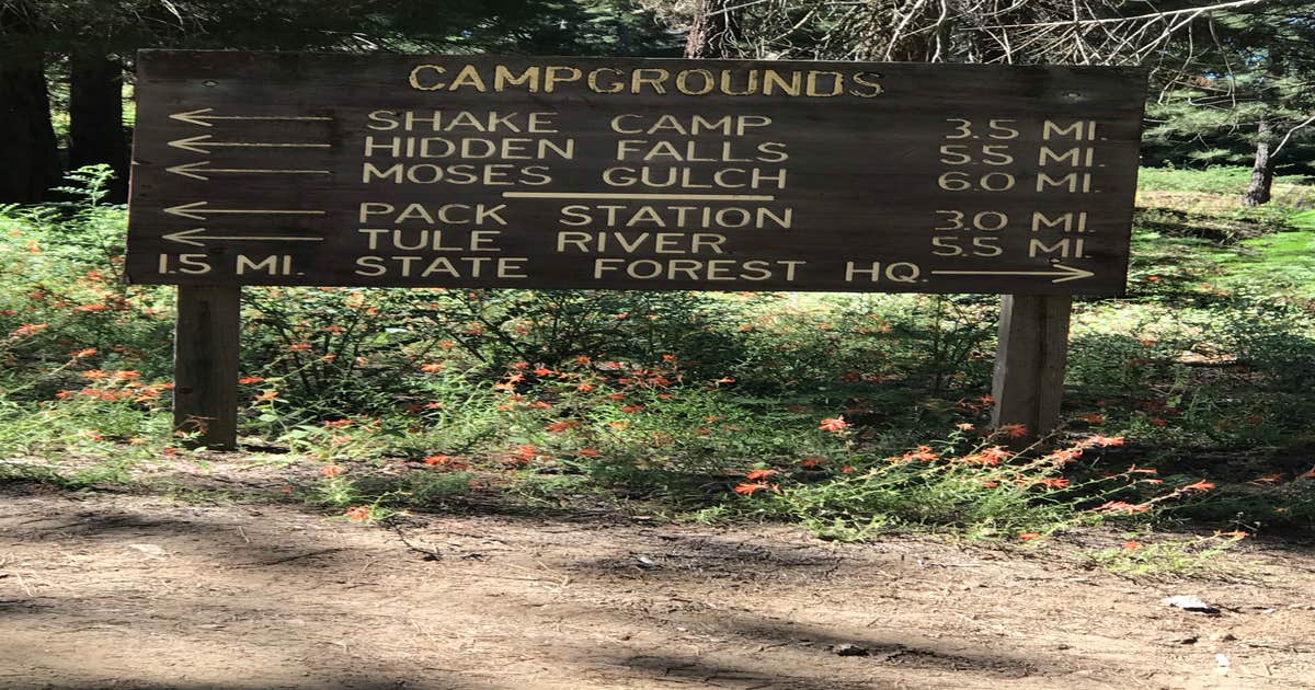 Moses Gulch - State Forest Camping | Camp Nelson, California