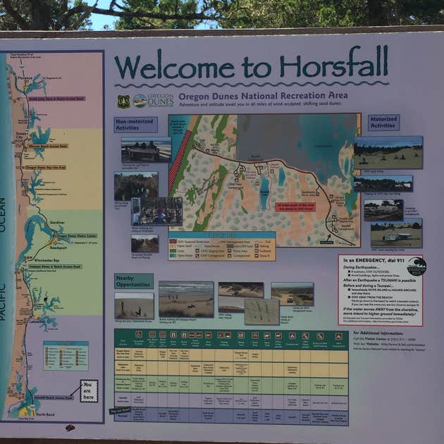 Horsfall Campground | North Bend, OR