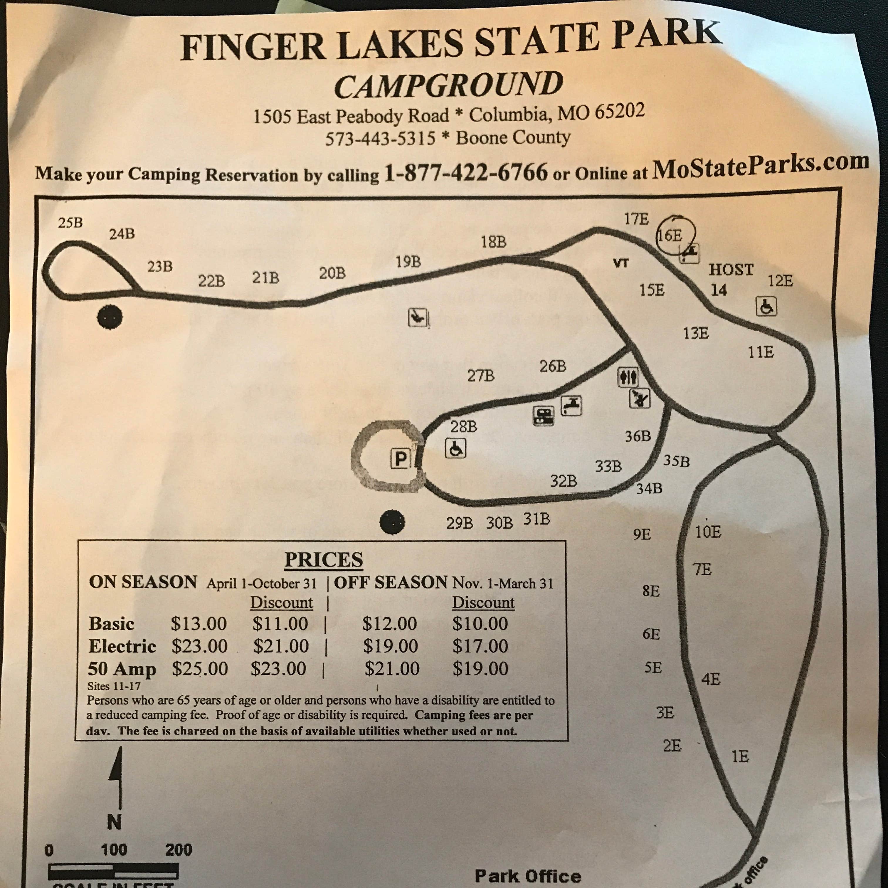 Finger Lakes State Park Campground | Columbia, MO
