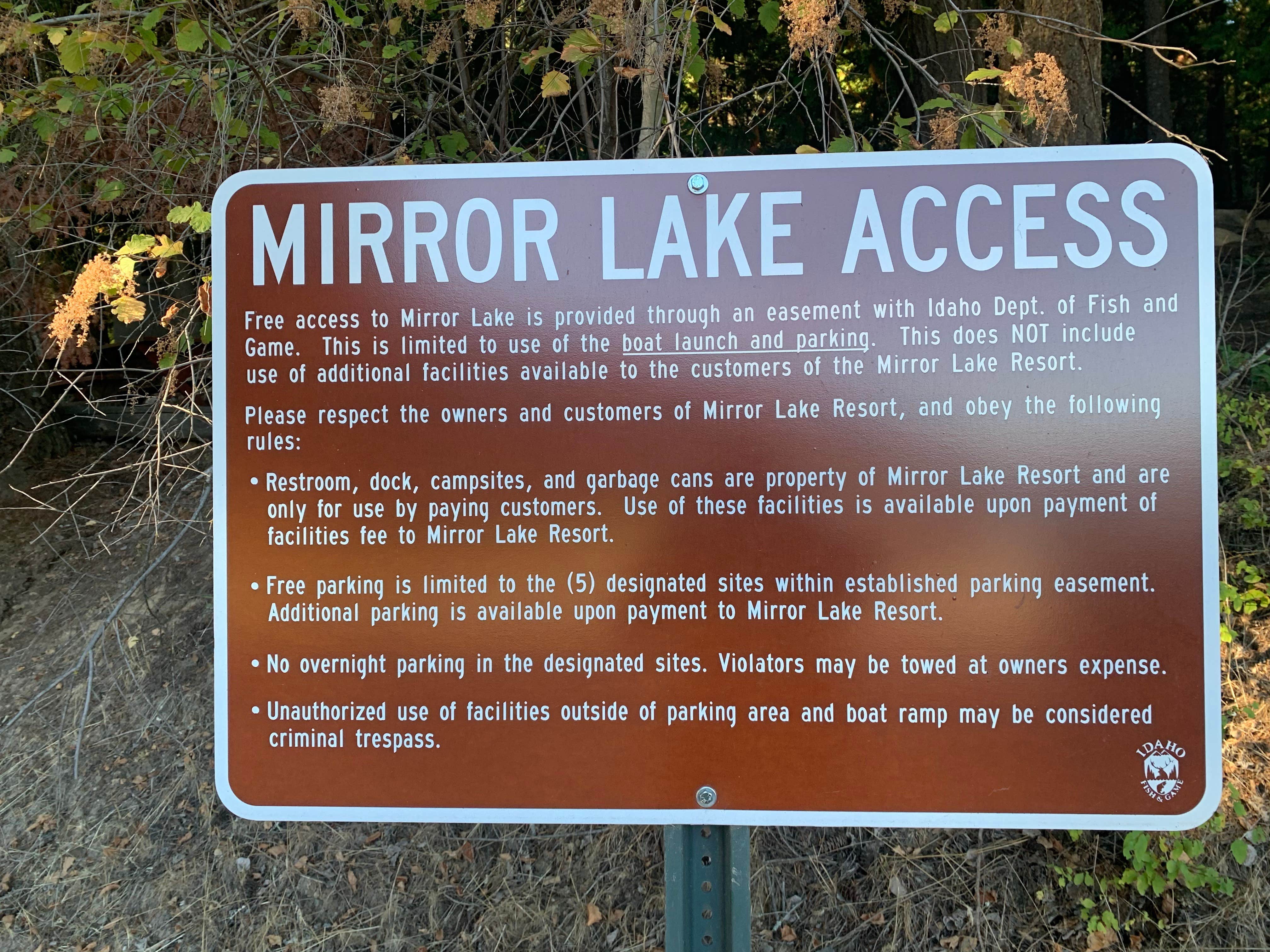 Mirror Lake Camping | Idaho Panhandle National Forests, ID