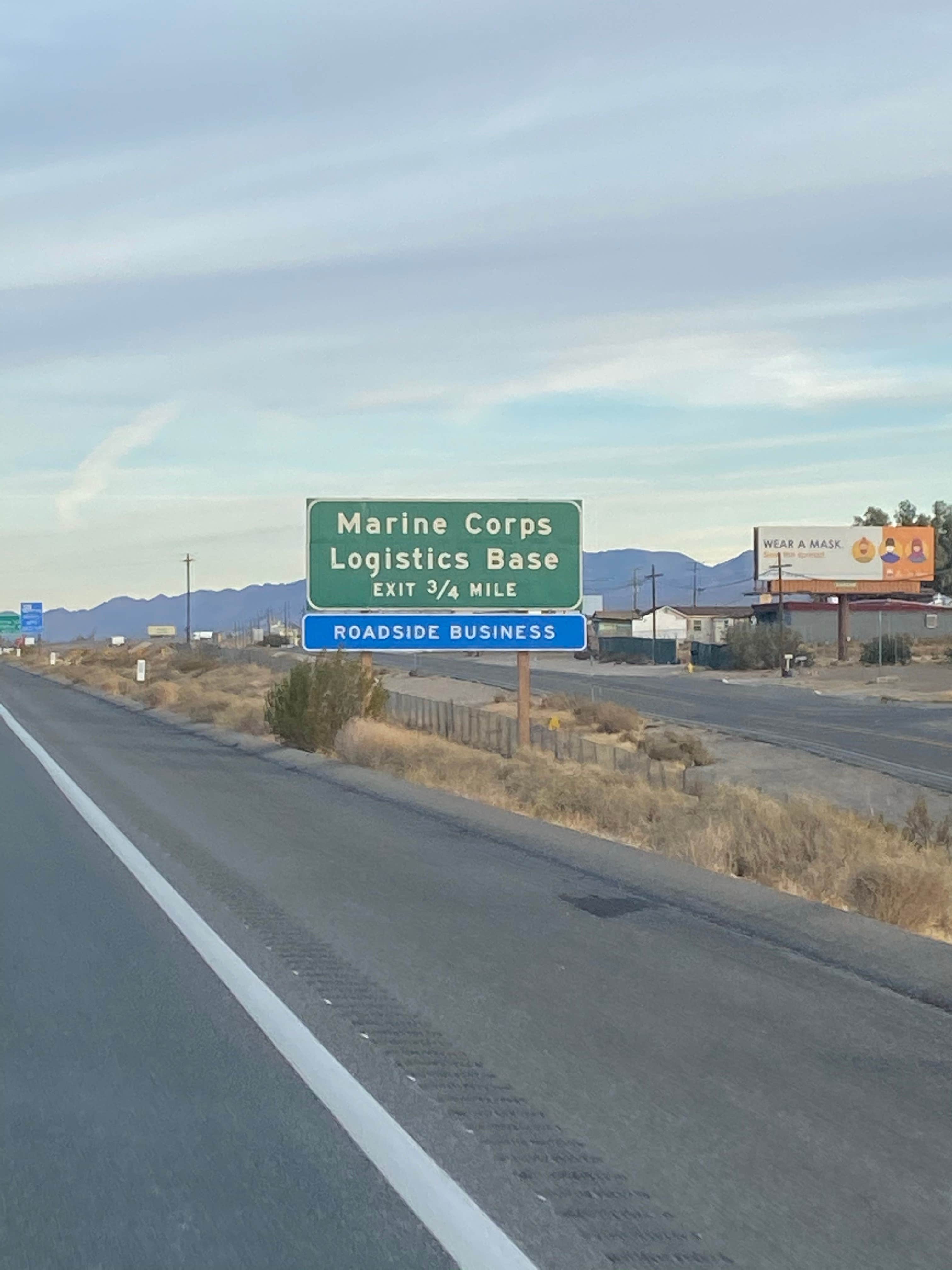 Military Park Barstow Marine Corps Logistics Base Oasis RV Park Camping ...