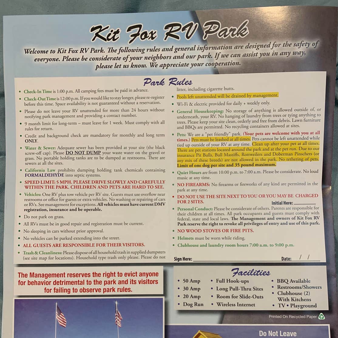 Kit Fox RV Park | Patterson, California