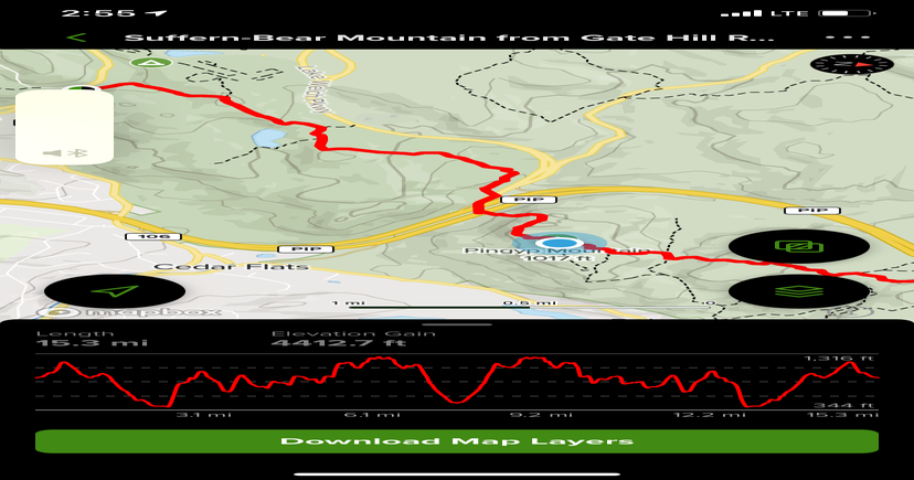 Suffern-Bear Mountain from Gate Hill Road Primitive Camping | Stony ...