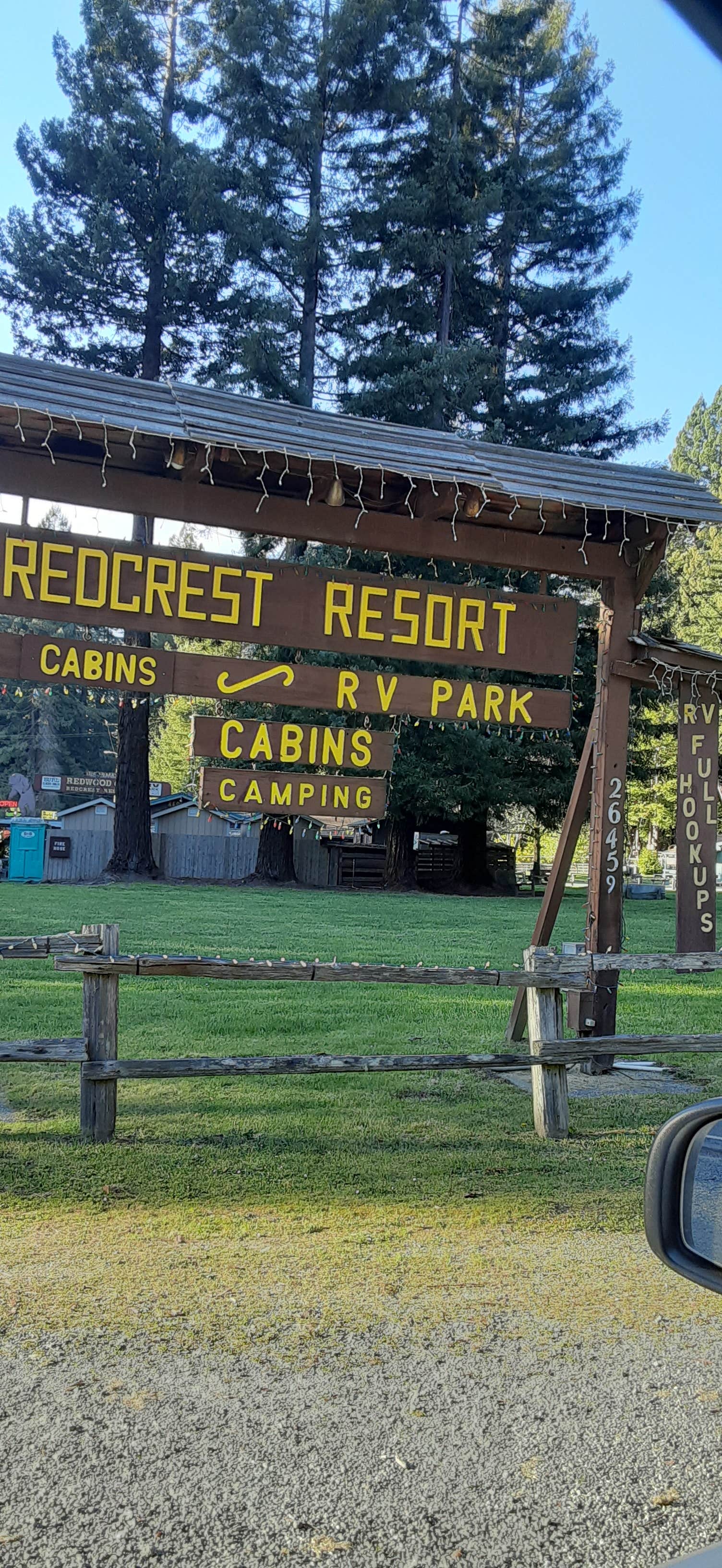 Redcrest Resort Camping | Redcrest, CA