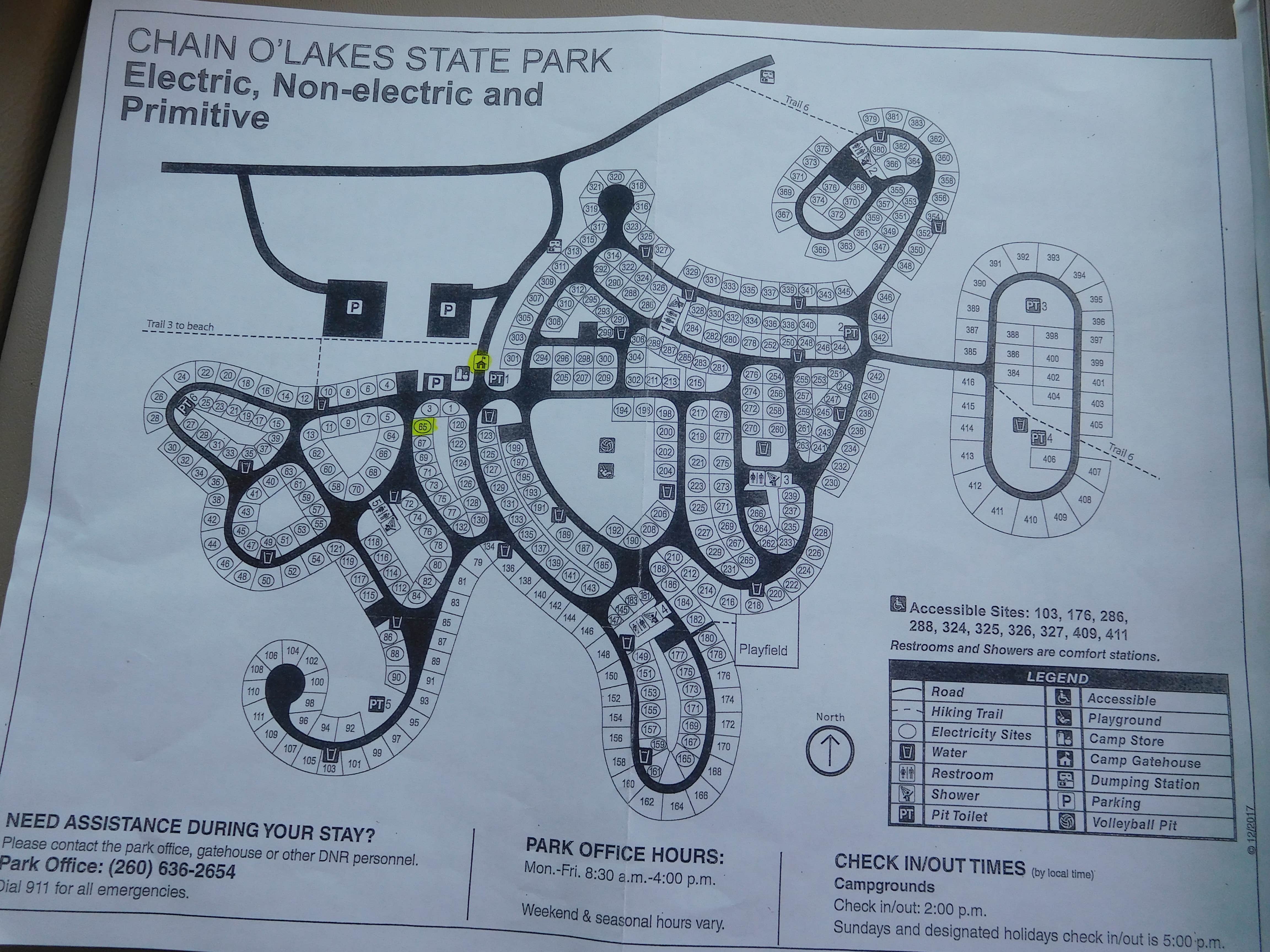 Chain O' Lakes State Park Campground | Albion, Indiana