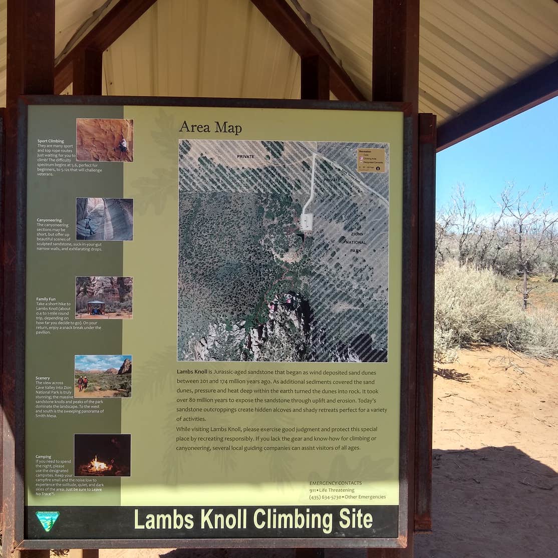 Lambs Knoll Climbing Site Camping | Virgin, Utah