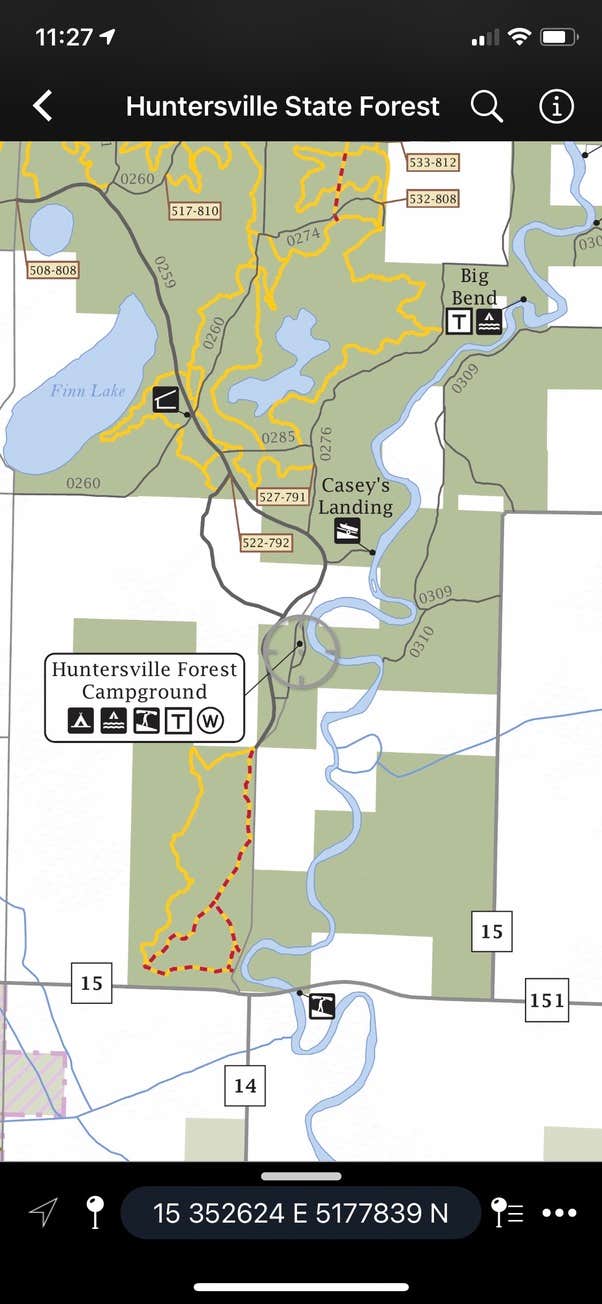 Huntersville Forest Landing Campground | Horton, MN