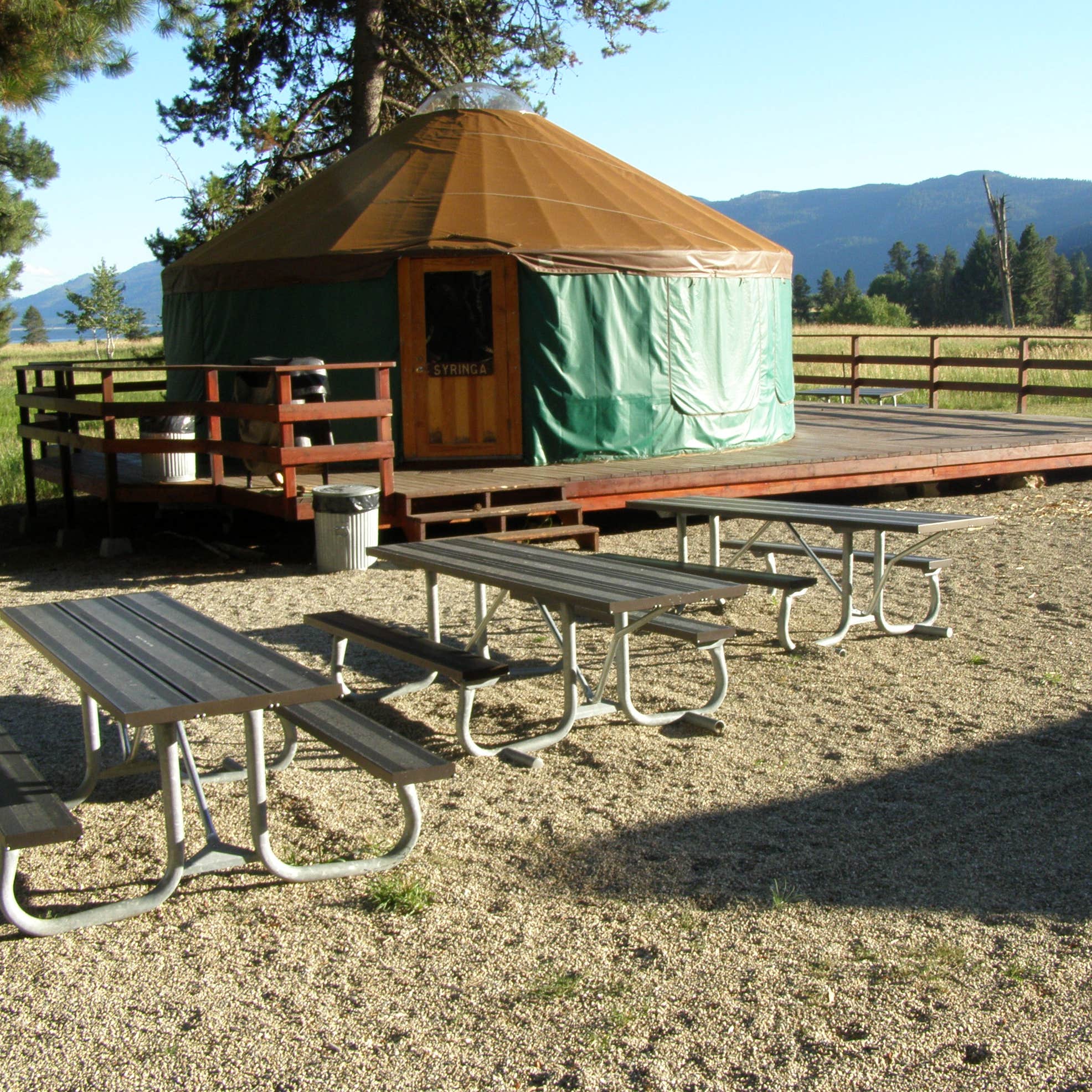 Lake Cascade/Osprey Point Group Yurts Camping | Arling, ID | The Dyrt