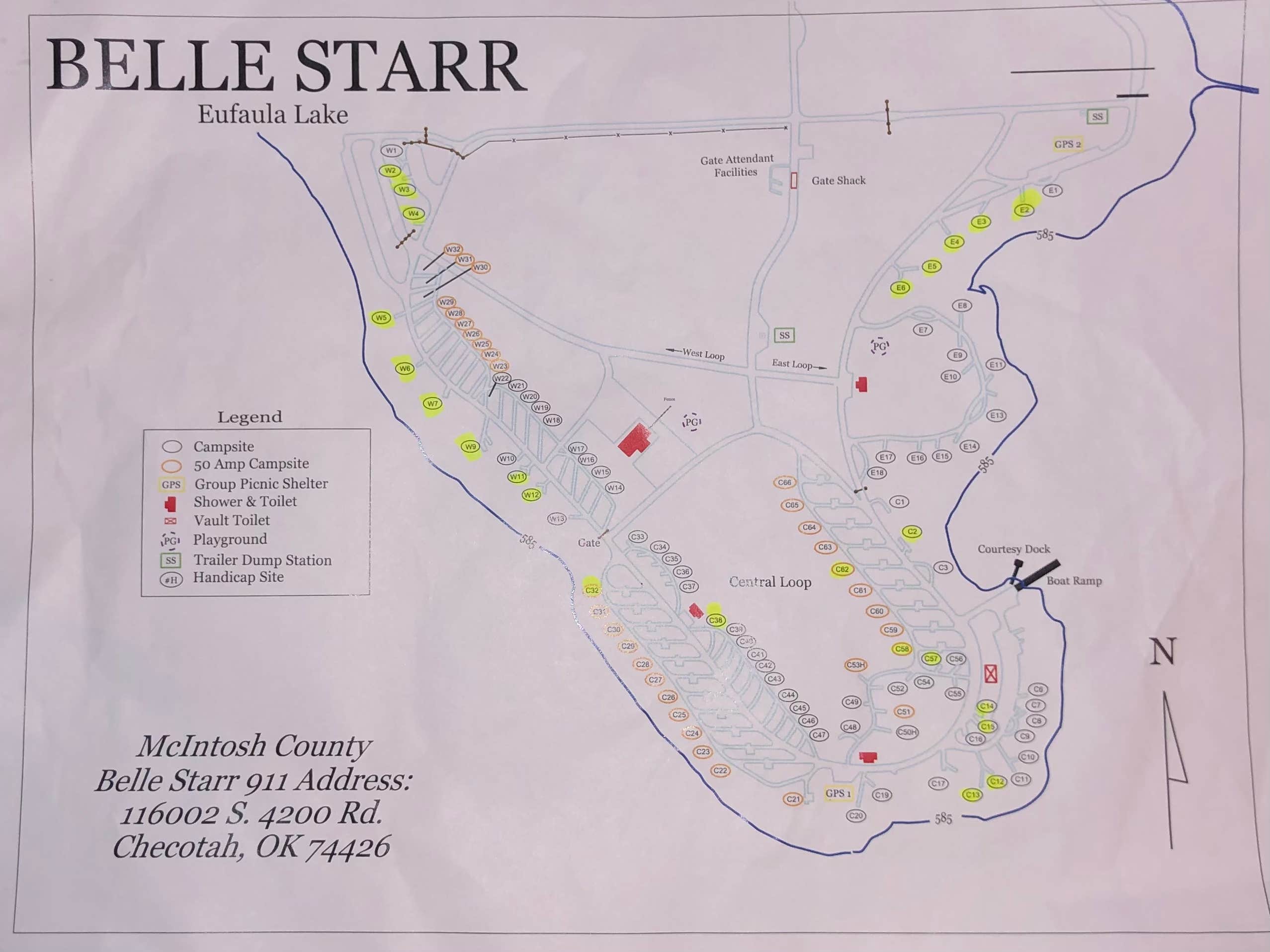 Belle Starr Park Campground Camping | The Dyrt