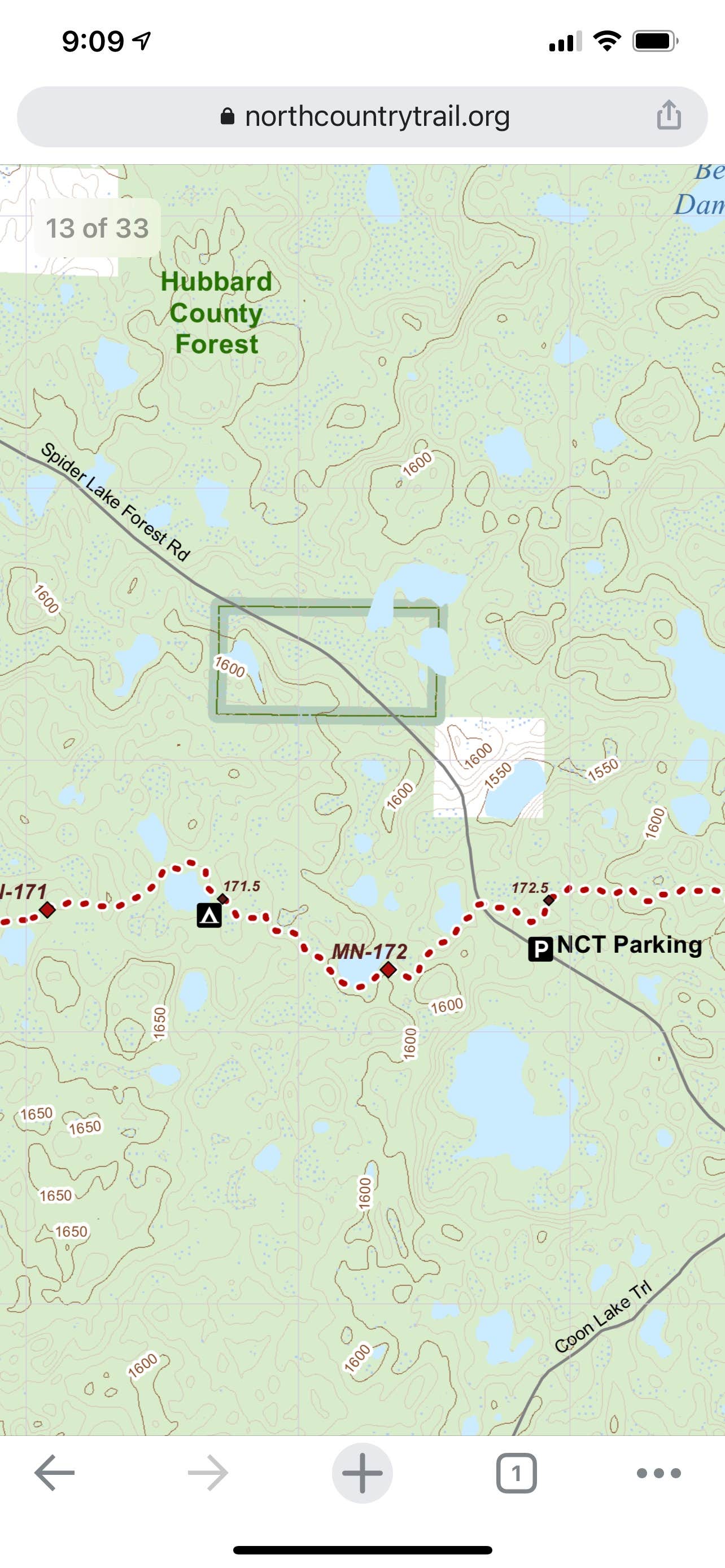 Spider Lake Trail - Dispersed Camping | Hackensack, MN