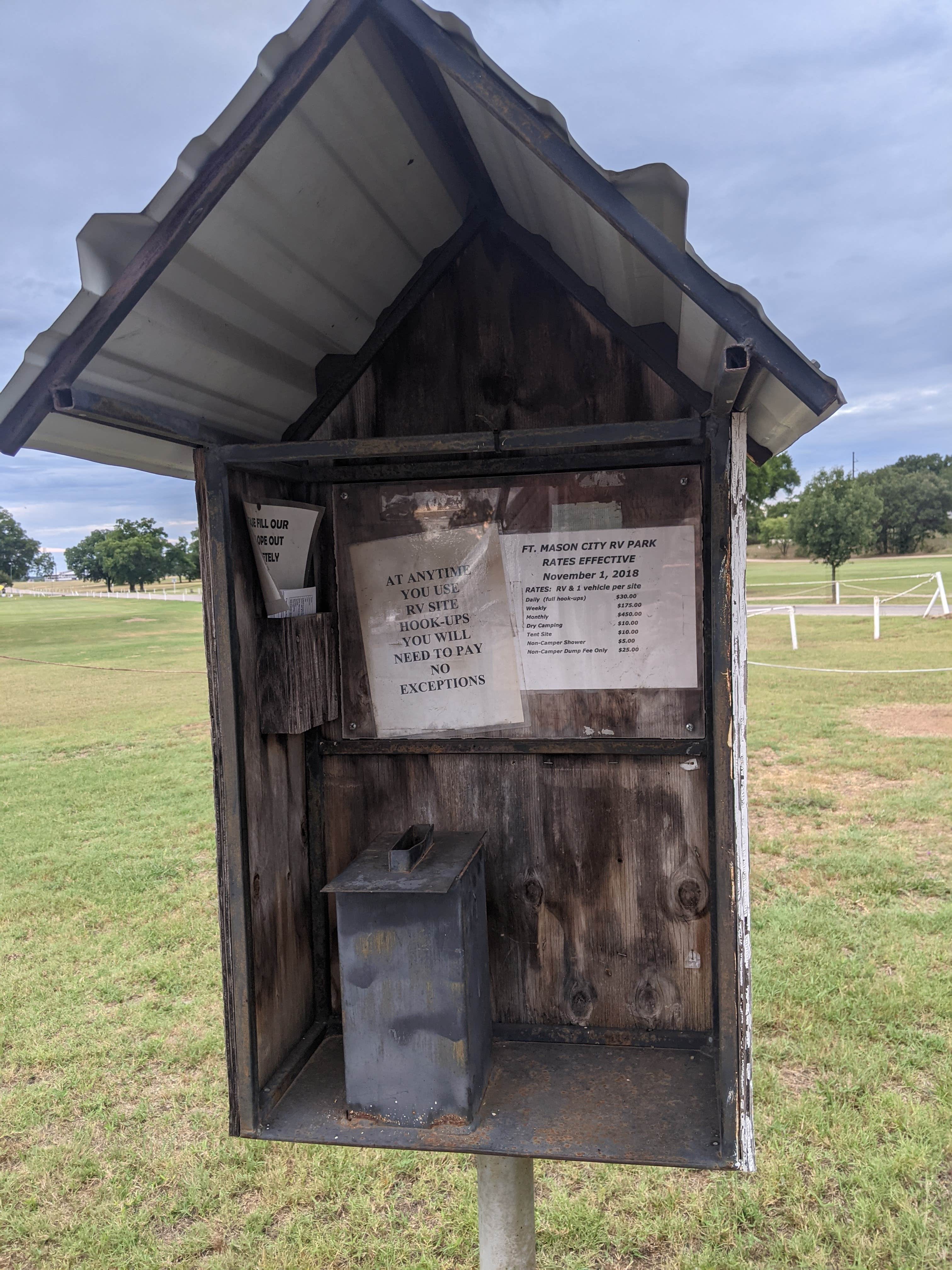 Fort Mason City Park Camping | Mason, TX