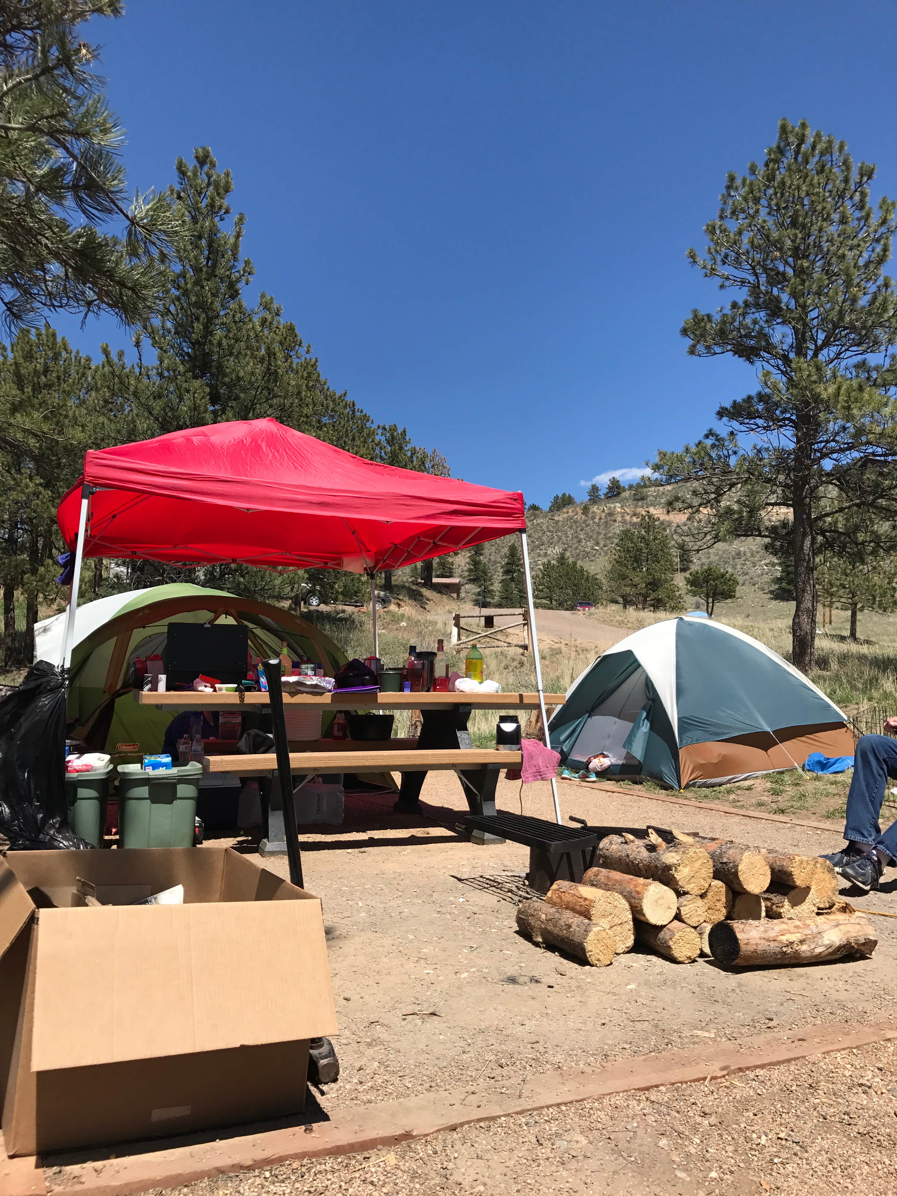 Pinewood Reservoir Camping | Drake, Colorado
