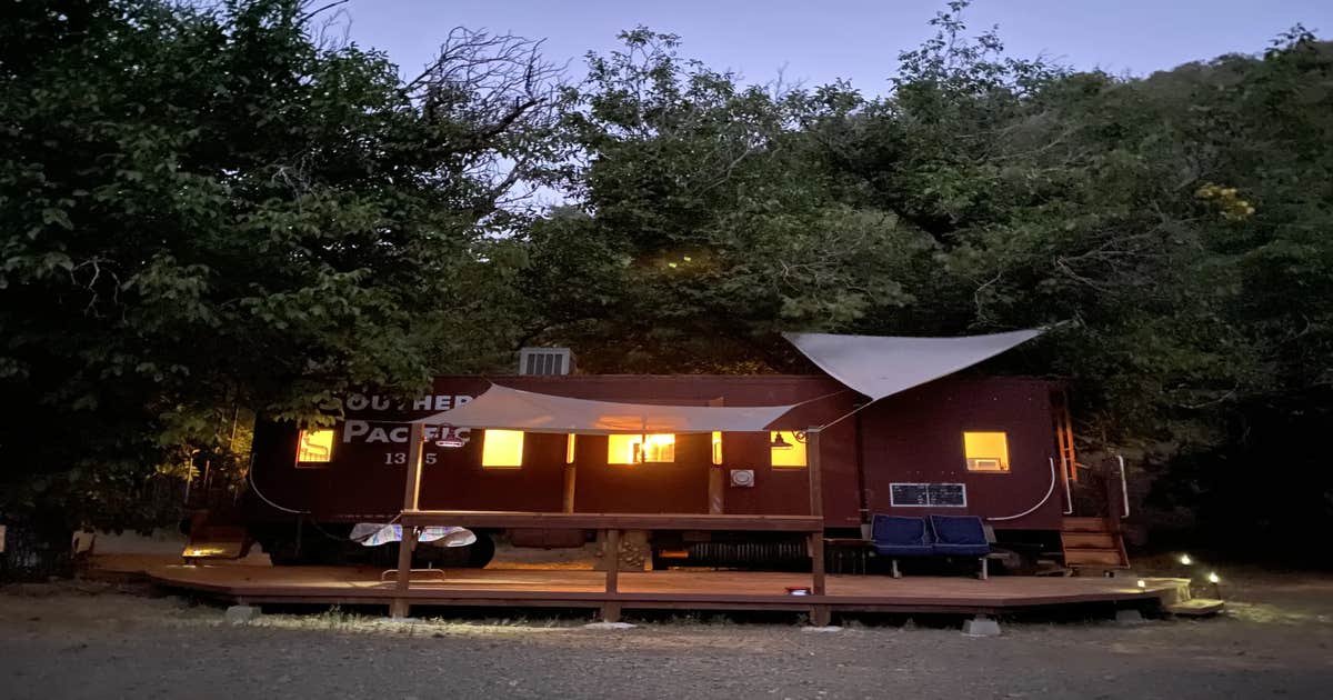 Old Train Caboose Camping | Upper Lake, California