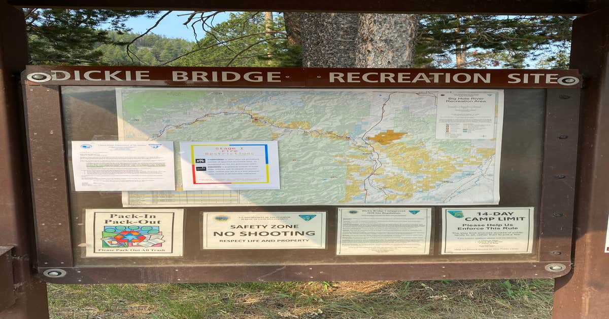 Dickie Bridge Camping | Wise River, MT