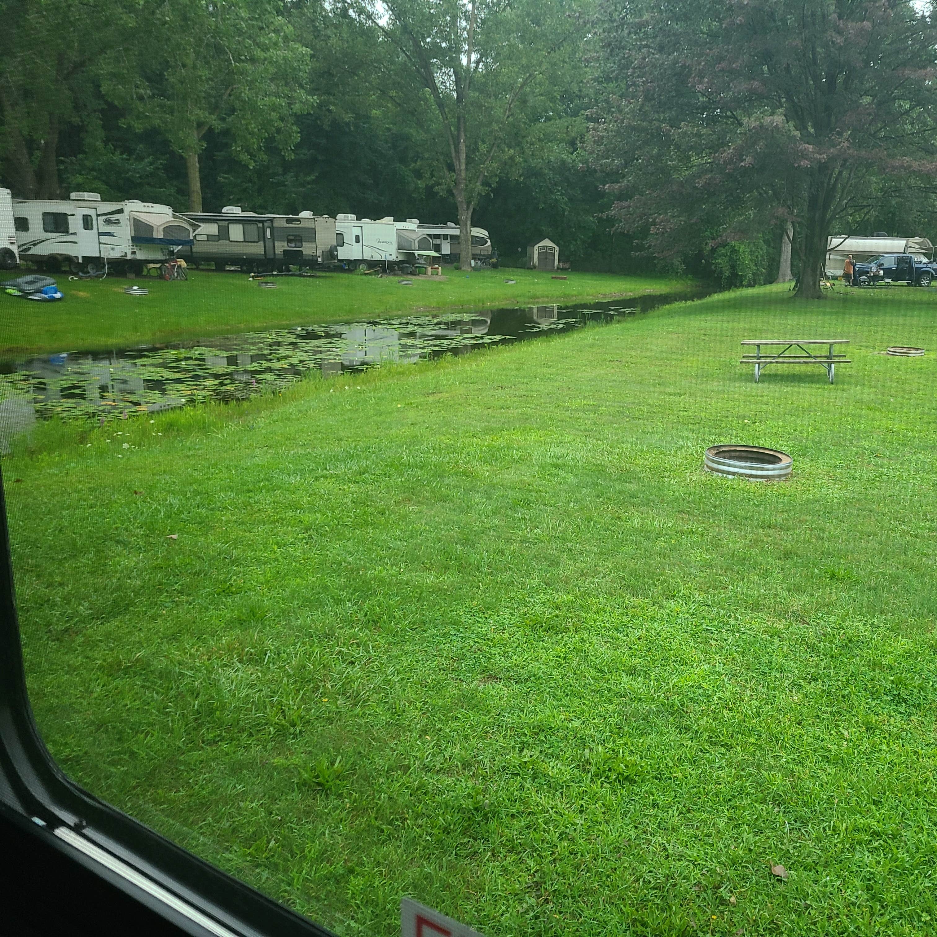 Haas Lake Park RV Campground | New Hudson, Michigan