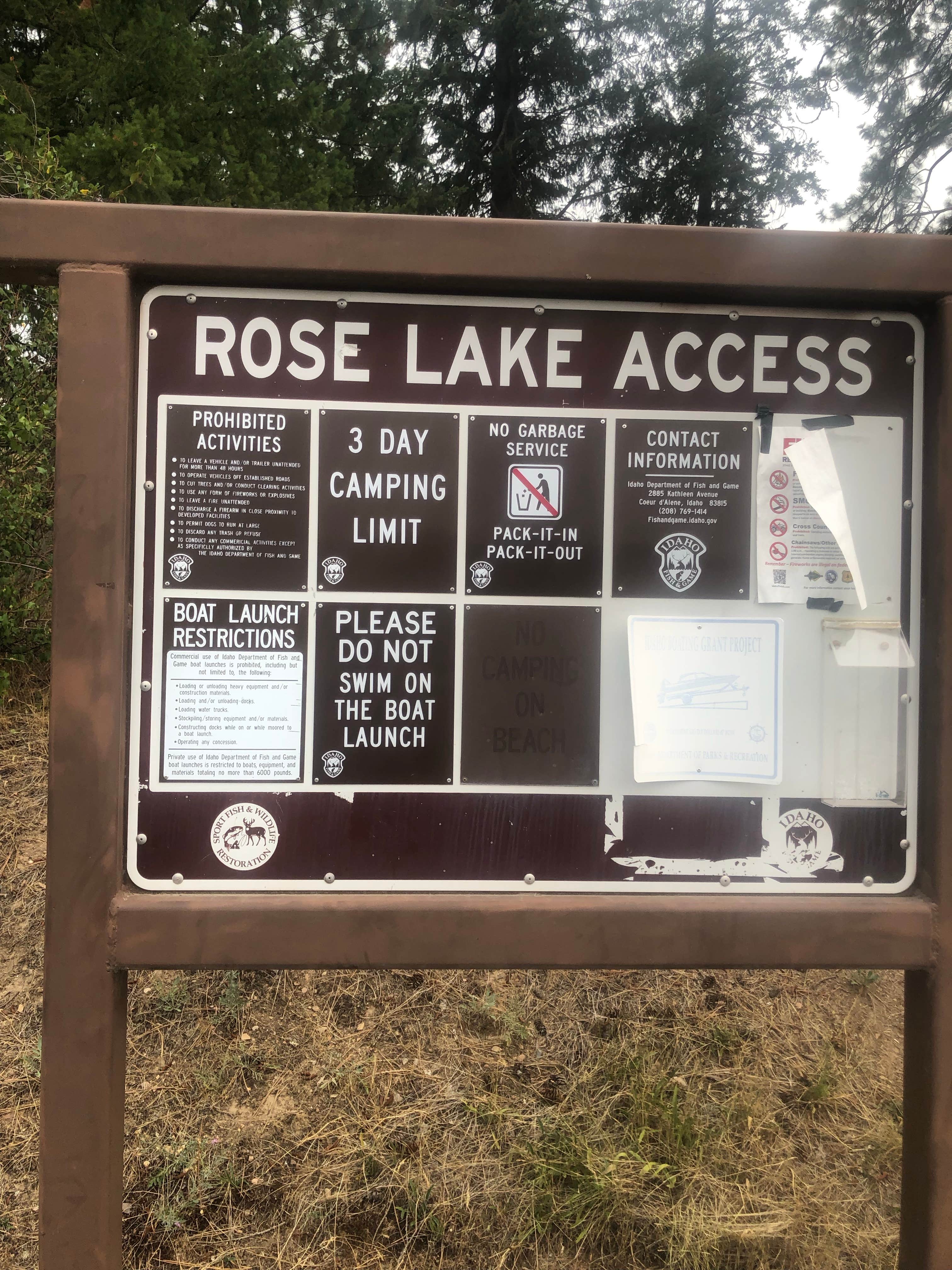 Rose Lake Camping | Cataldo, ID