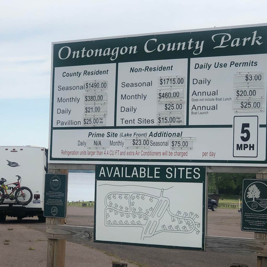 Ontonagon County Park Camping | Bergland, Michigan