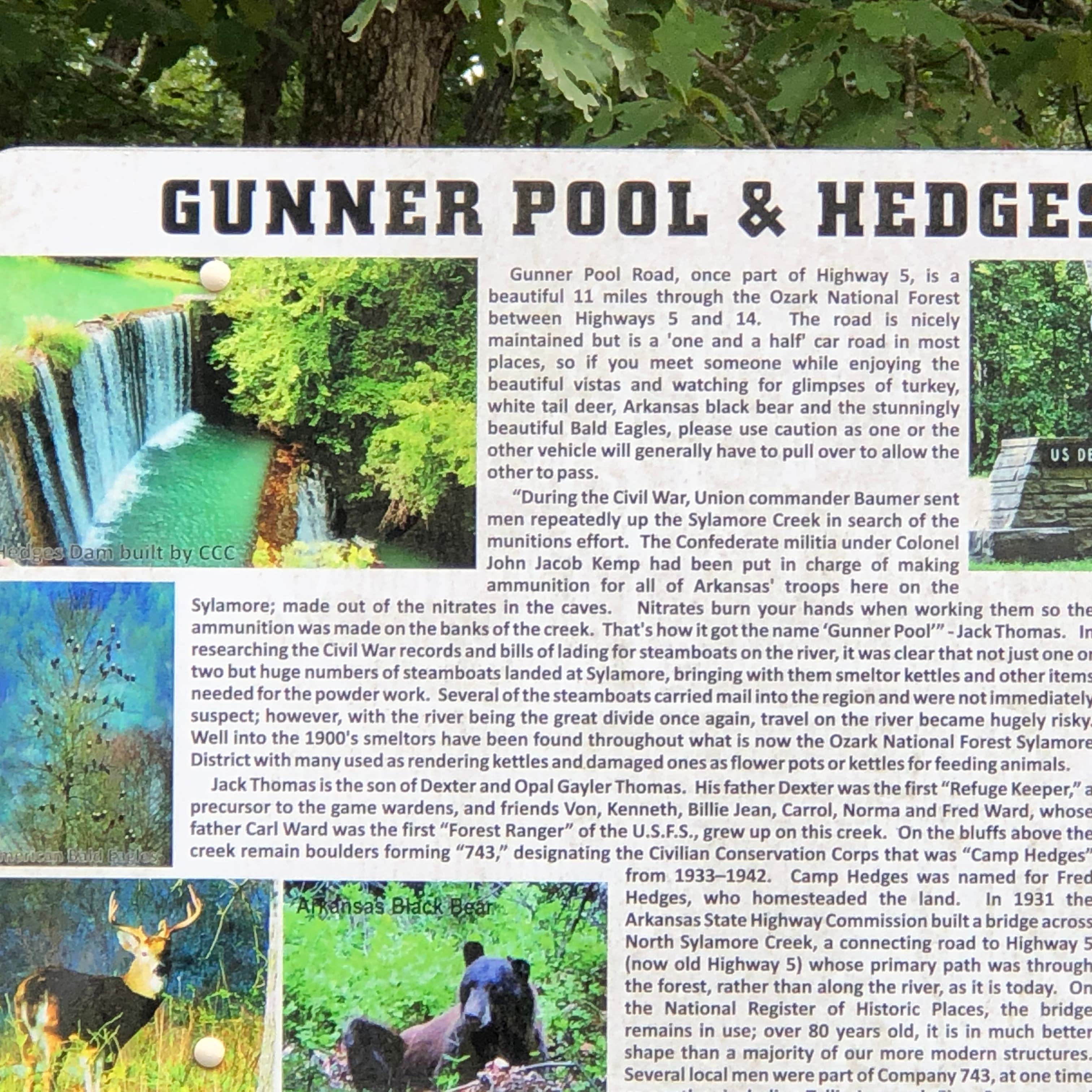 Gunner Pool Recreation Area Camping | Fifty-Six, AR