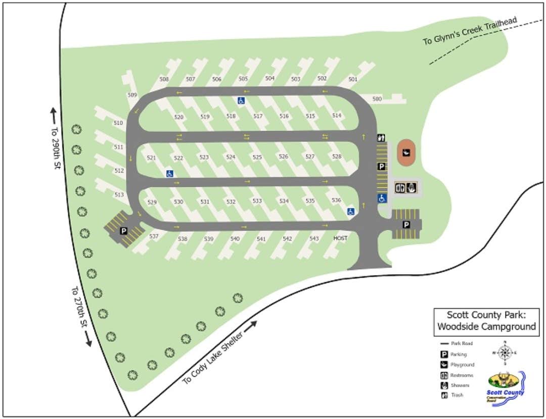Woodside Campground, Scott County Park Iowa | Long Grove, Iowa
