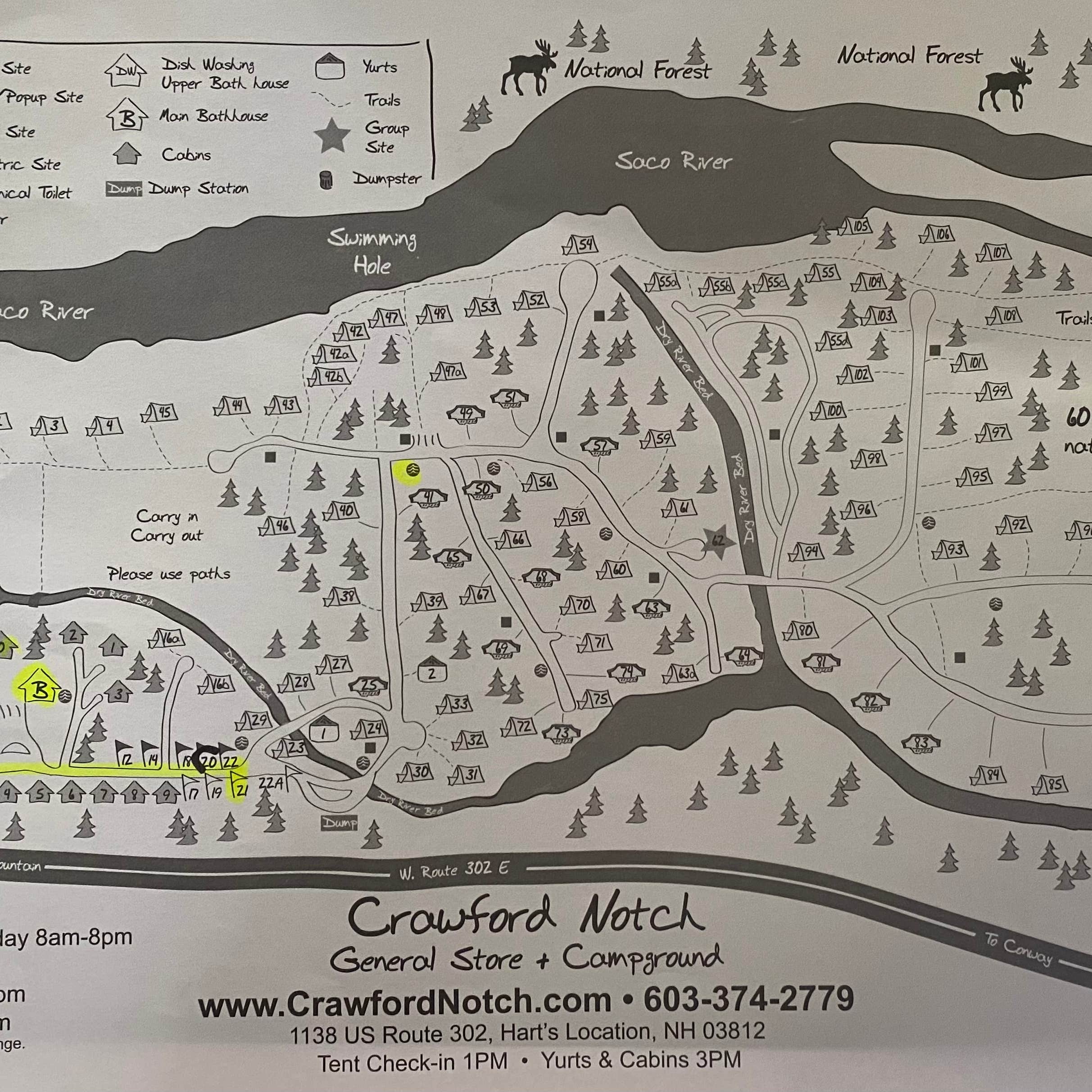 Crawford Notch Campground | Bartlett, New Hampshire