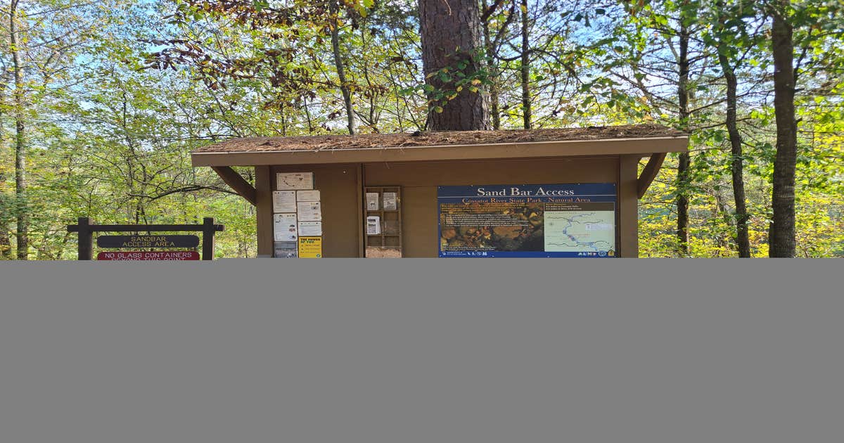 Sandbar Area Campsites — Cossatot River State Park - Natural Area ...