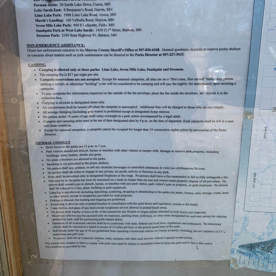 Lime Lake Co Park Camping | Avoca, MN