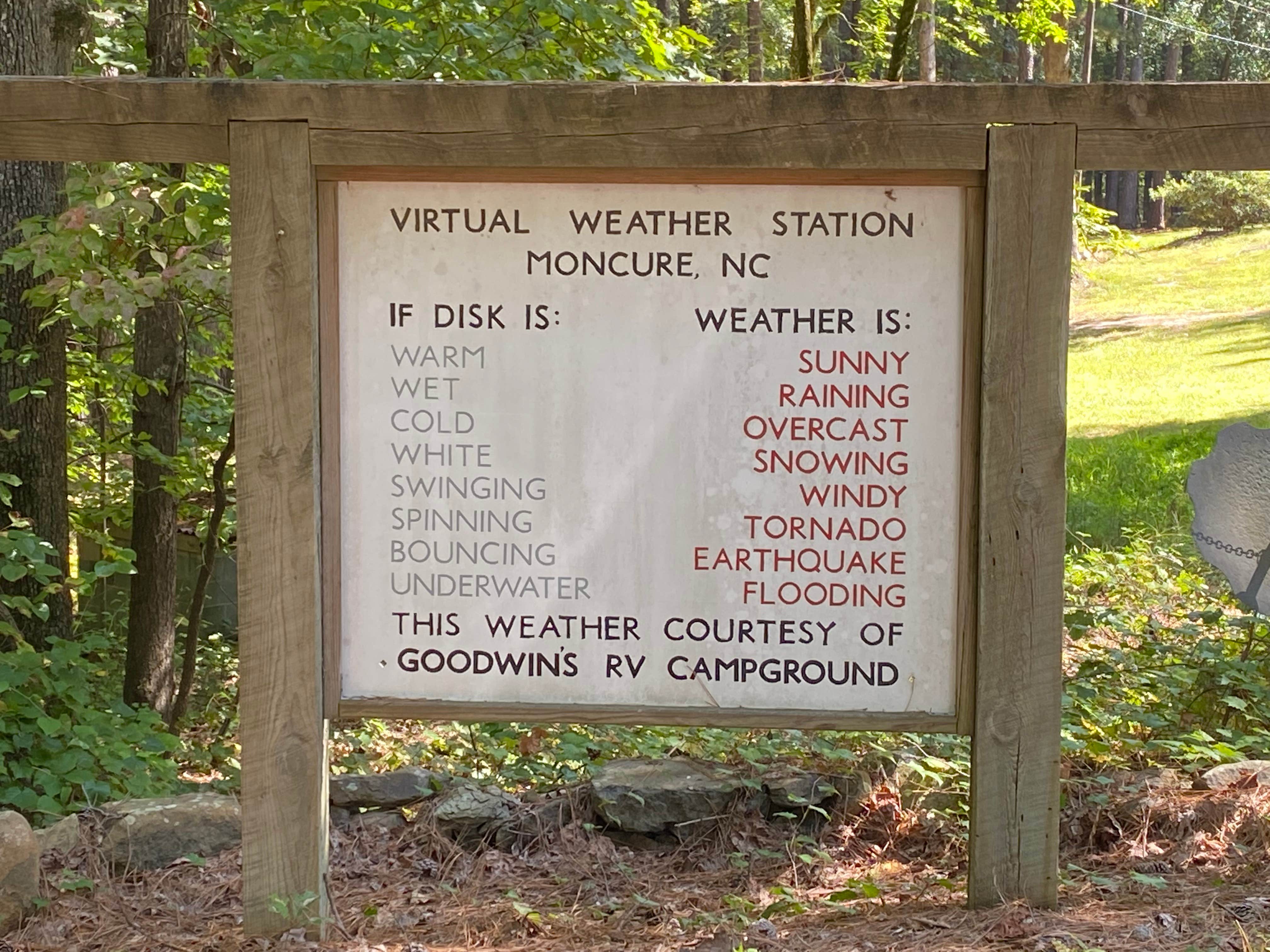 Goodwins RV Campground | Moncure, NC