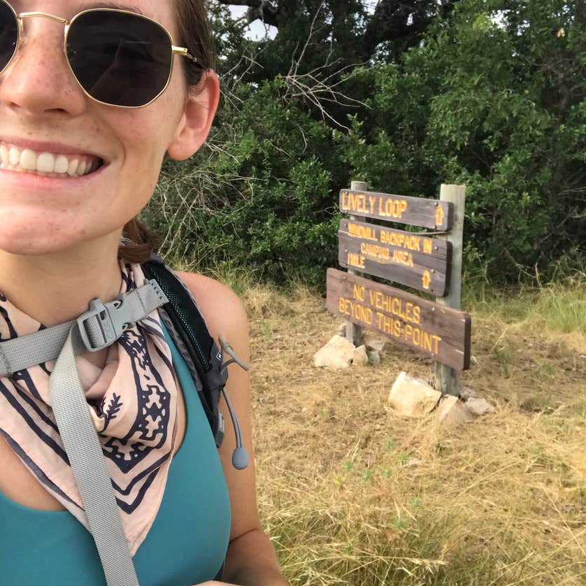 Windmill Backback Area — Colorado Bend State Park Camping | Bend, Texas