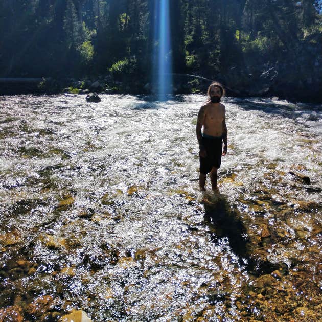 Dagger Falls Camping | Stanley, Idaho