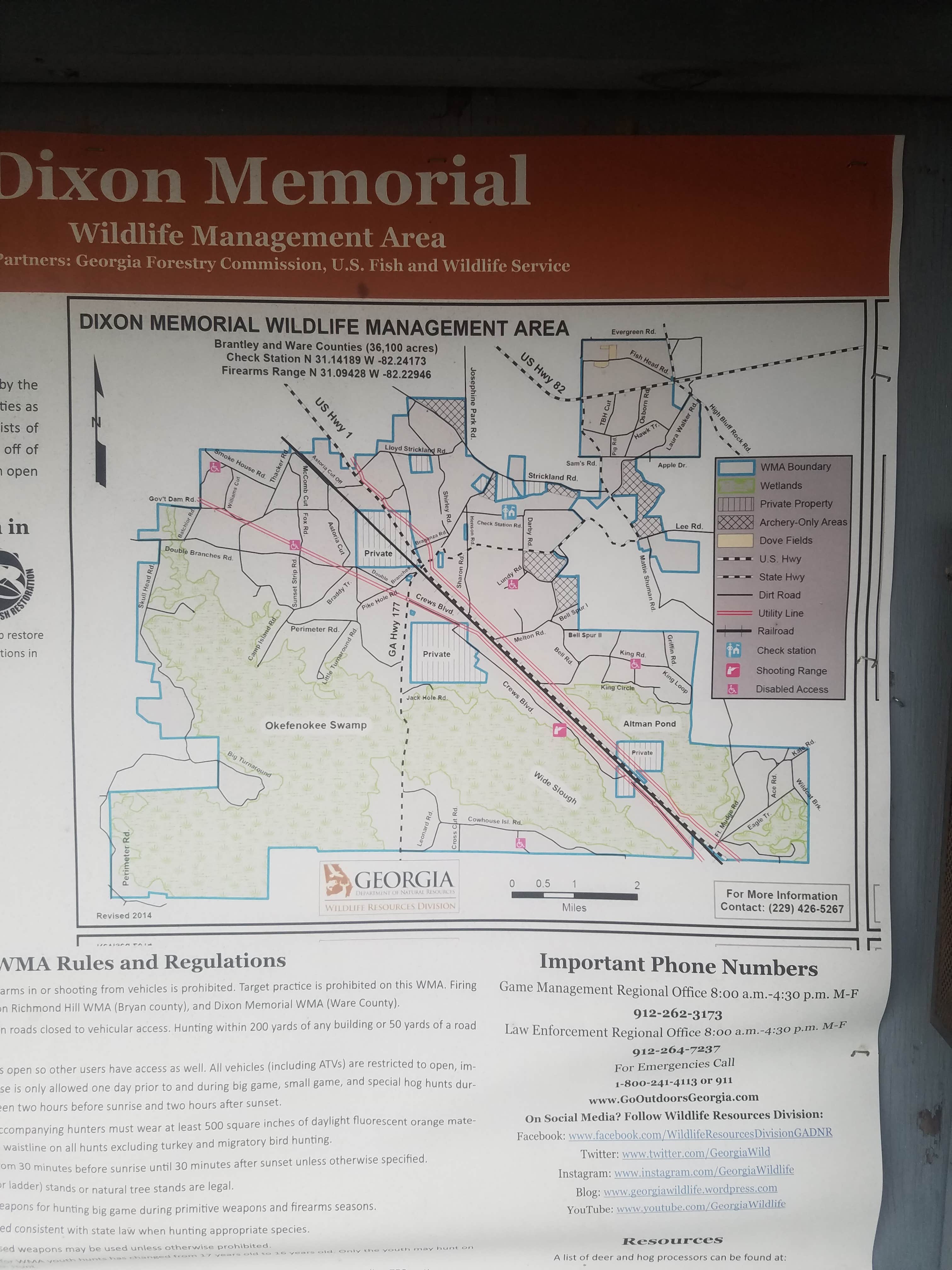 Dixon Memorial WMA - Hunter Camp | Hoboken, GA