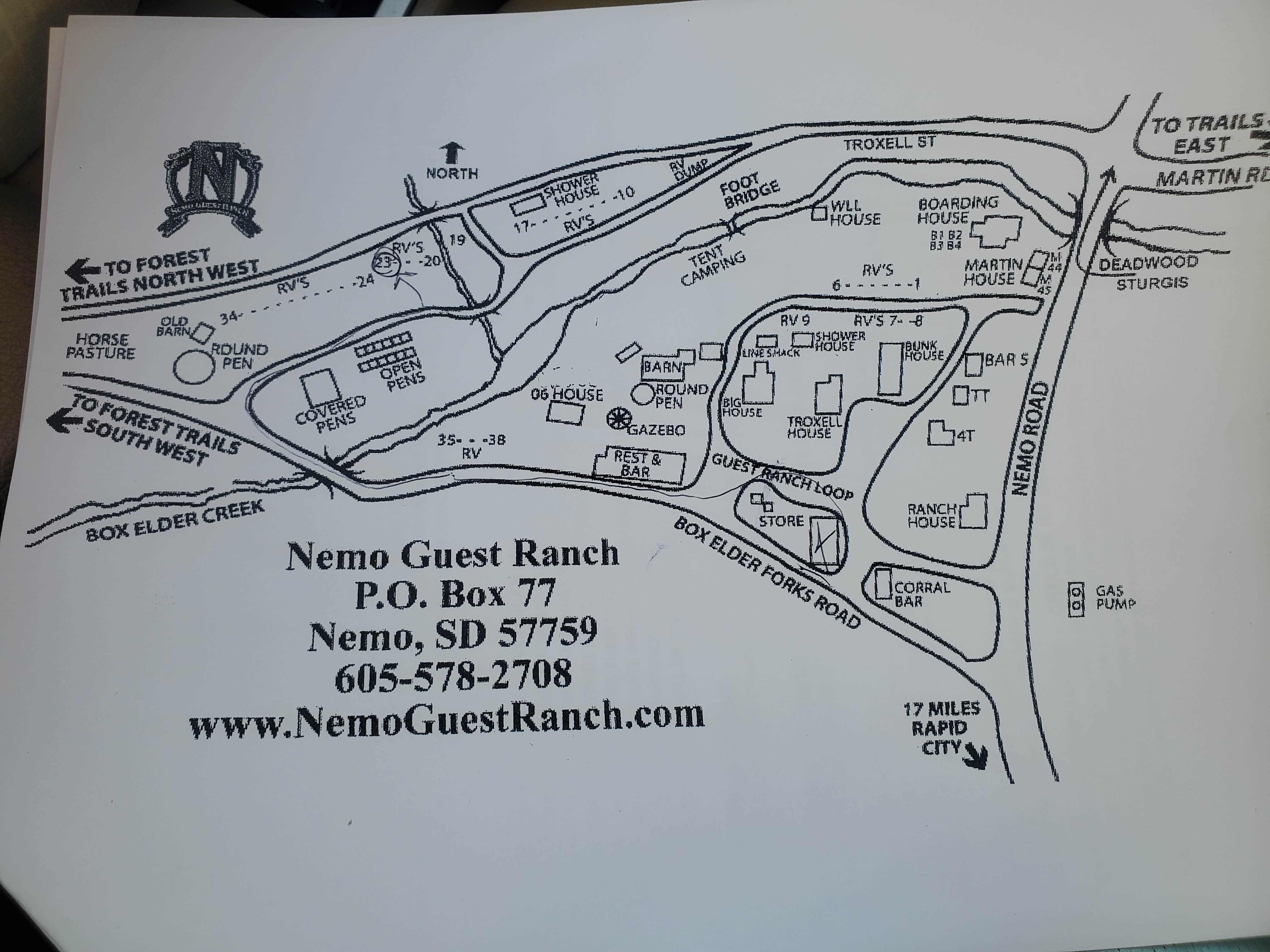 Nemo Guest Ranch Camping | Nemo, SD