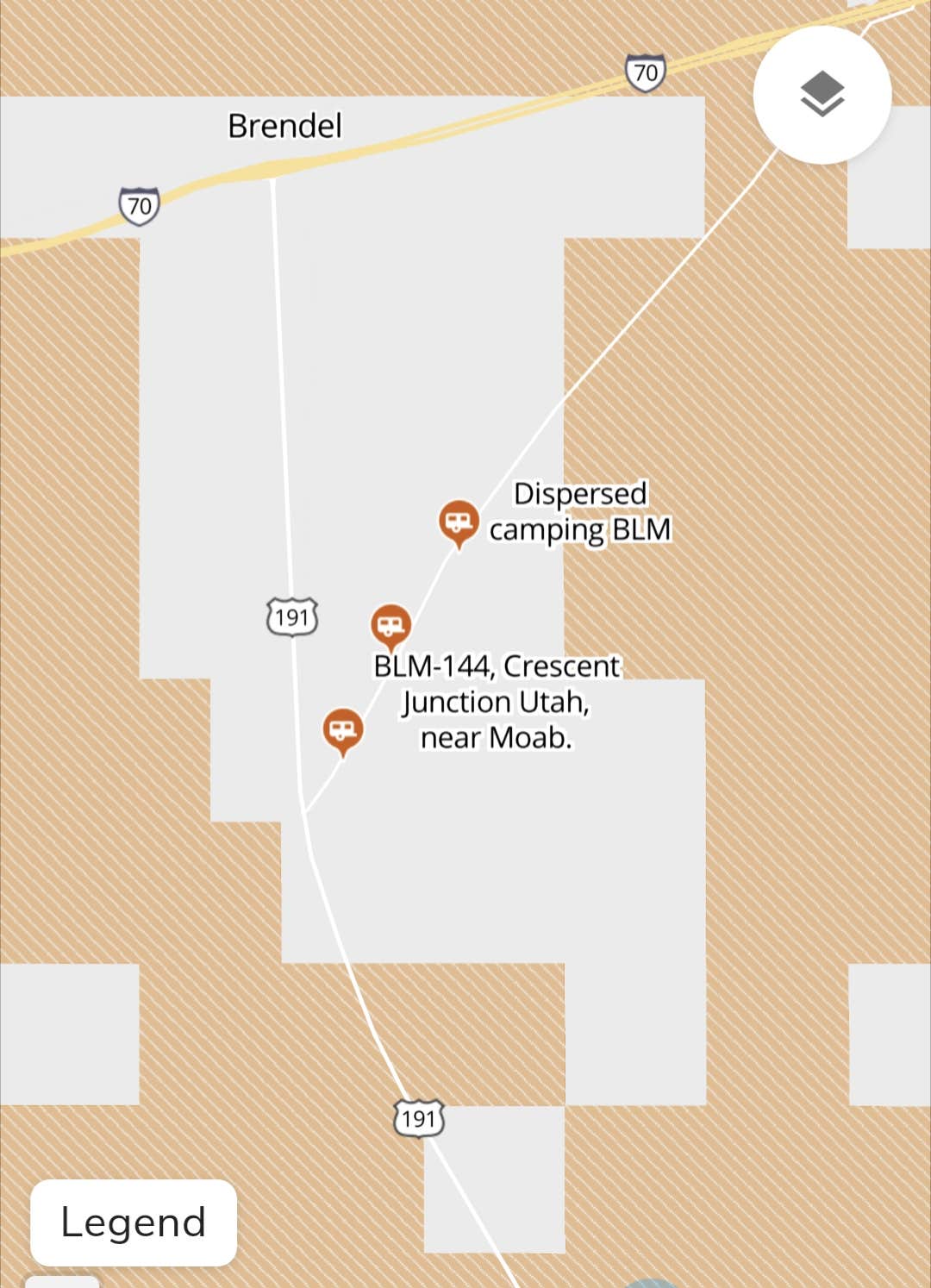 SITLA 145 - Dispersed Camping | Thompson, UT