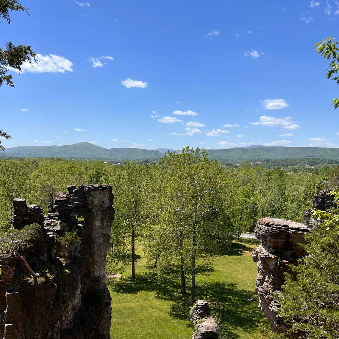 Natural Chimneys County Park Camping | Mount Solon, VA