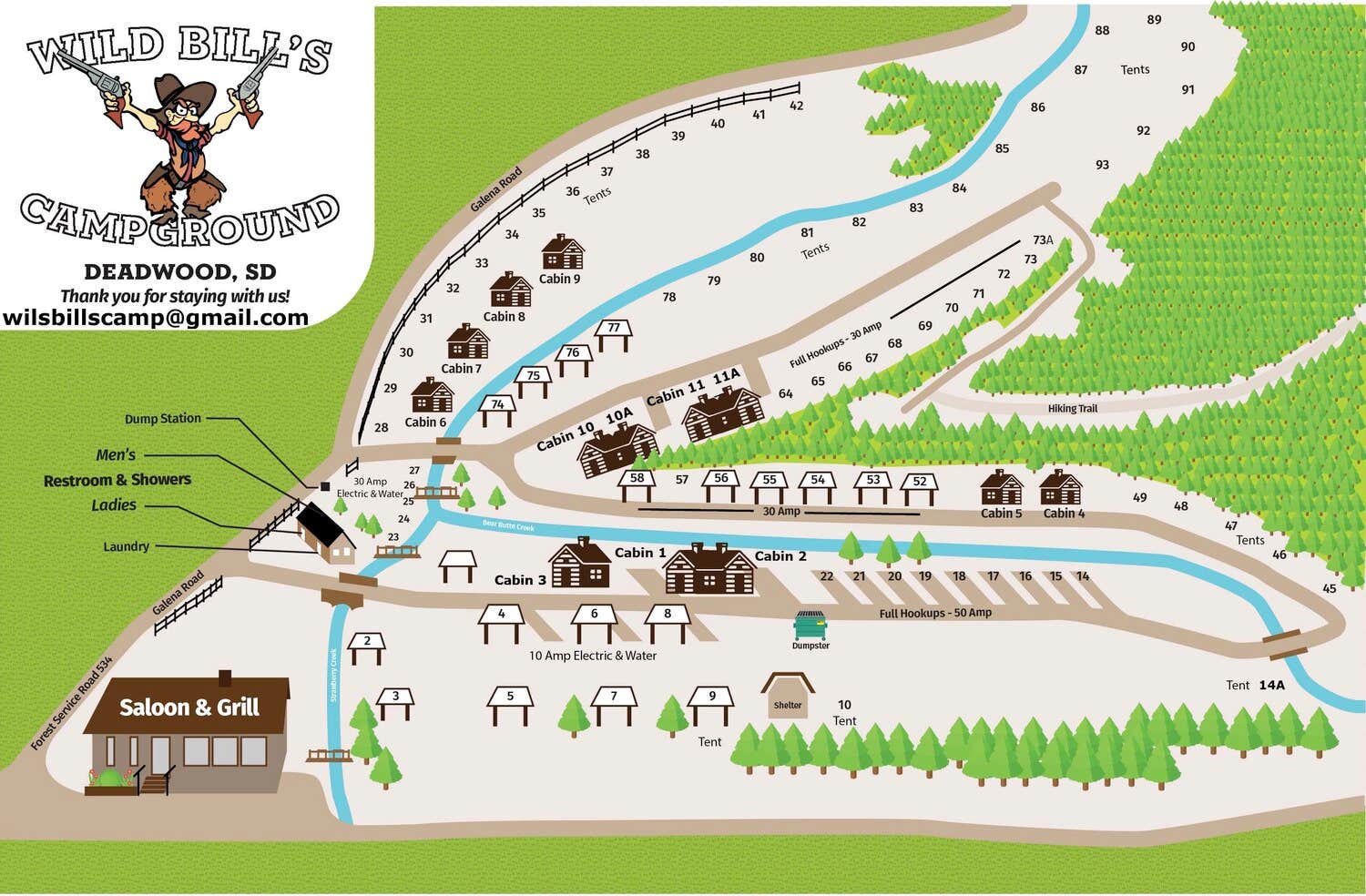 Wild Bill's Campground | Deadwood, SD